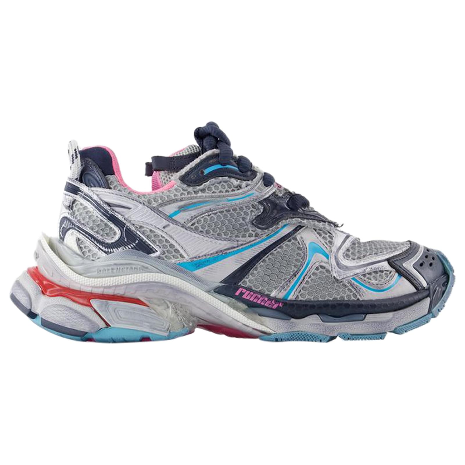 Runner 2 Sneakers - Balenciaga - Synthetic - Grey ref.1726899 - Joli Closet