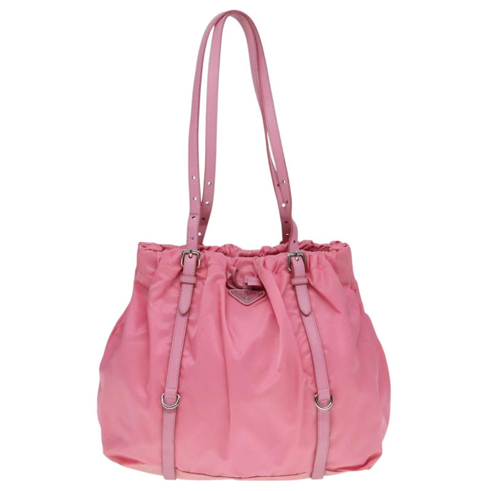 Prada Triangle Logo Pink Synthetic ref.1727451 - Joli Closet