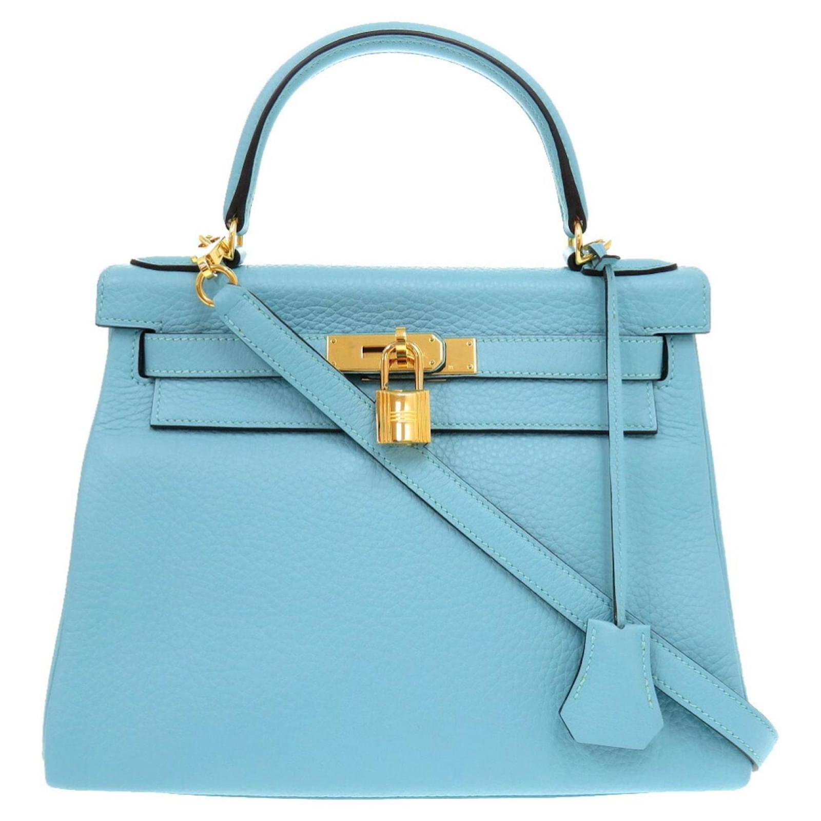 Hermès Kelly Blue Leather ref.1728331 - Joli Closet