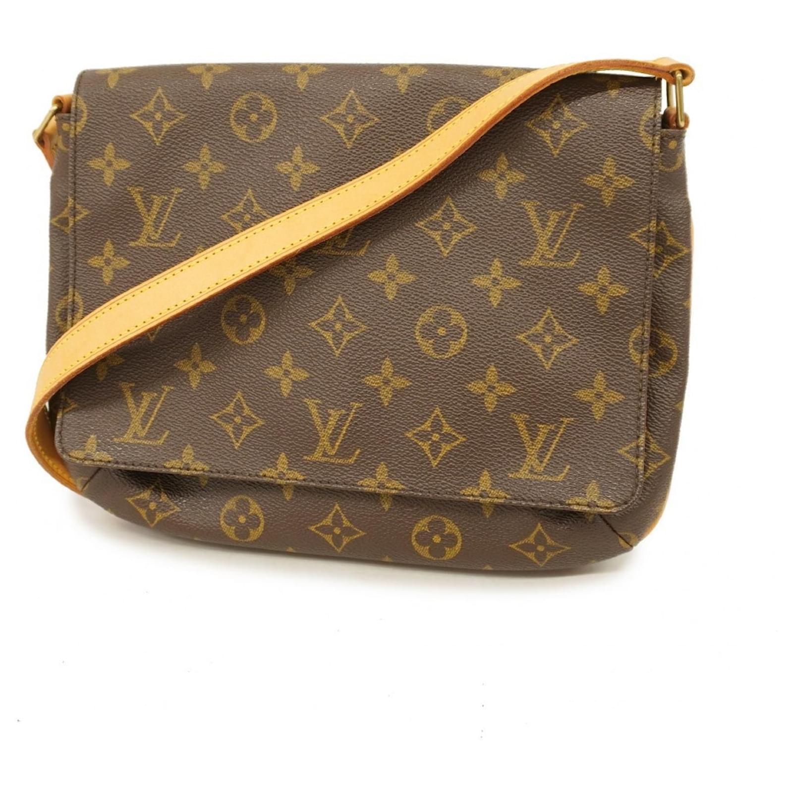 Louis Vuitton Monogram Musette Tango Shoulder Bag Brown ref.1729538 ...