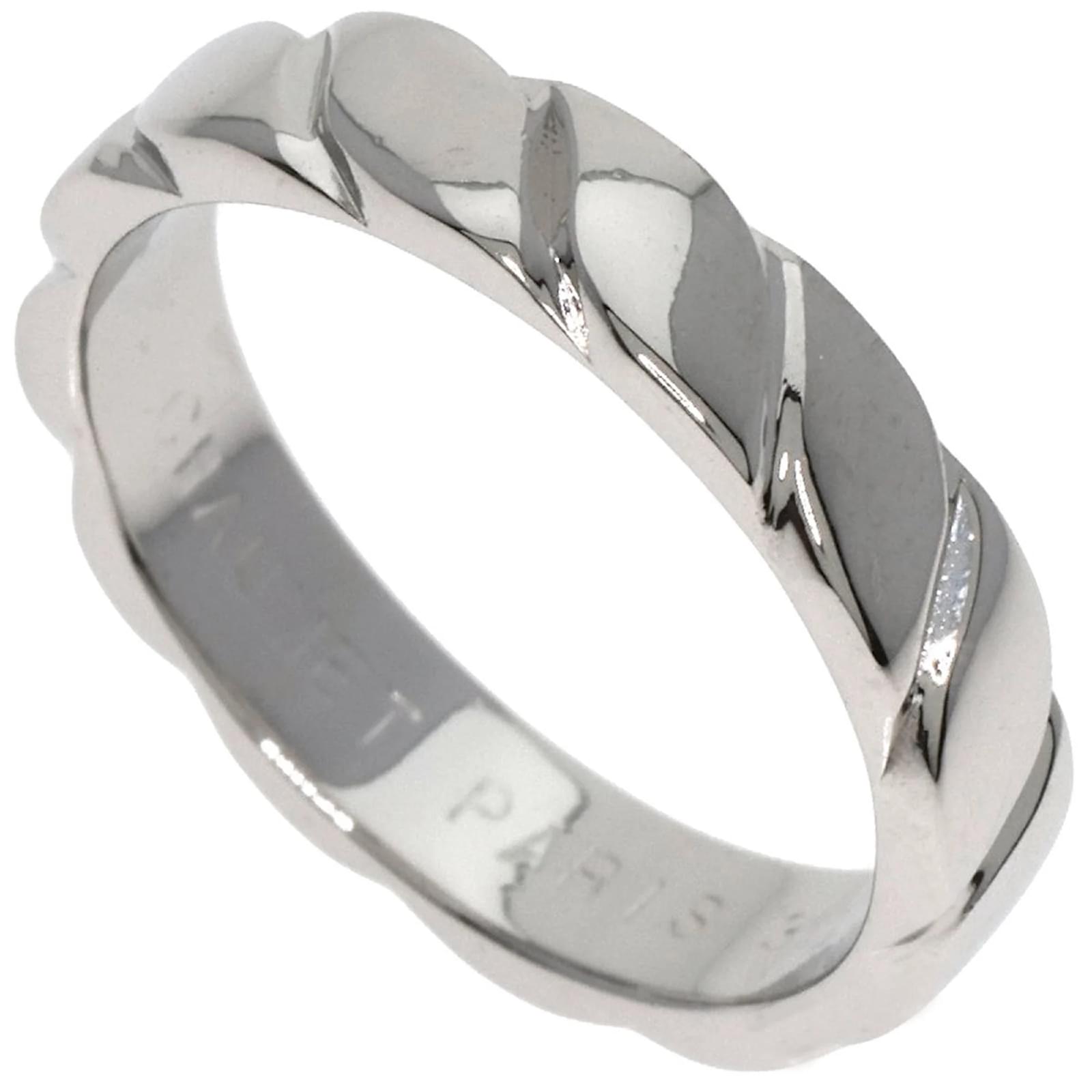 Chaumet Torsade Platinum Band Ring ref.1730314 - Joli Closet