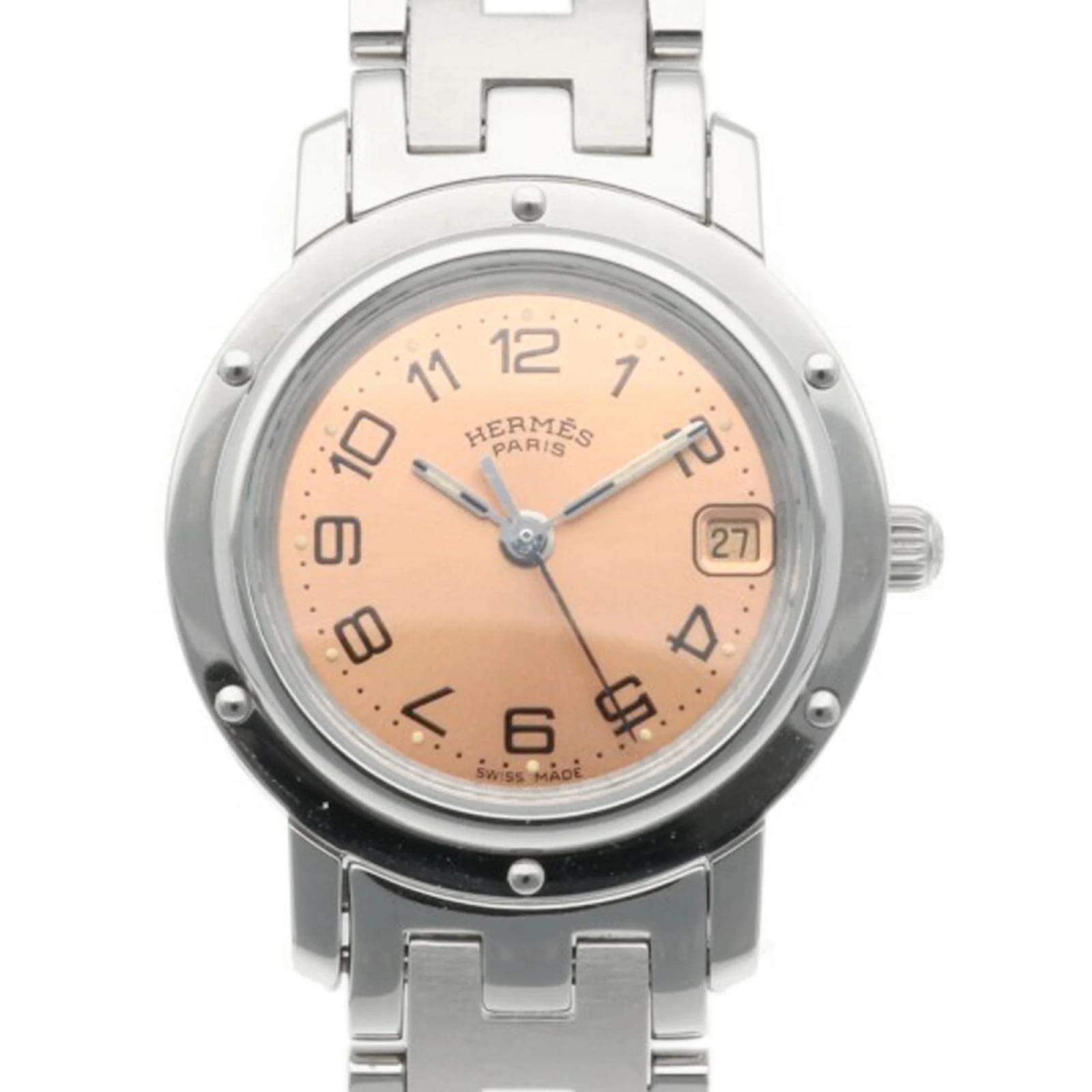 Hermès Hermes Clipper Watch Stainless Steel CL4.210 ref.1731843 - Joli ...