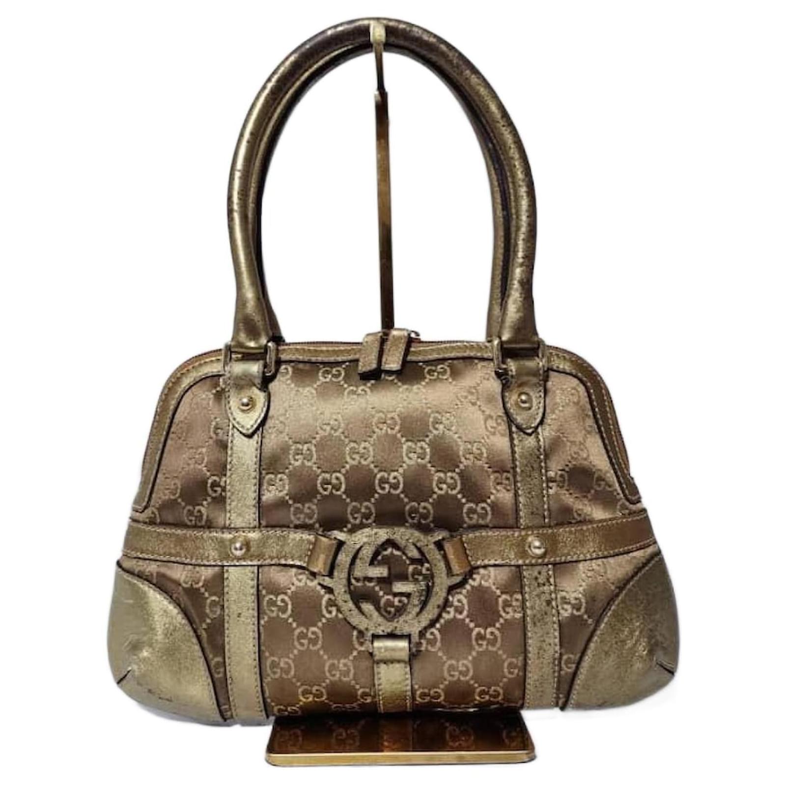Gucci Reins Shoulder Bag Gold/Brown Golden ref.1732200 - Joli Closet