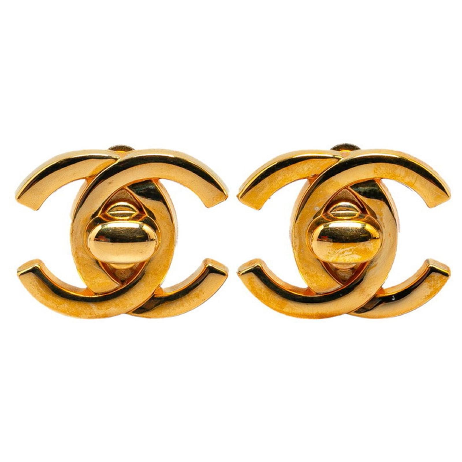 Chanel Coco Mark Golden Gold-plated ref.1732228 - Joli Closet