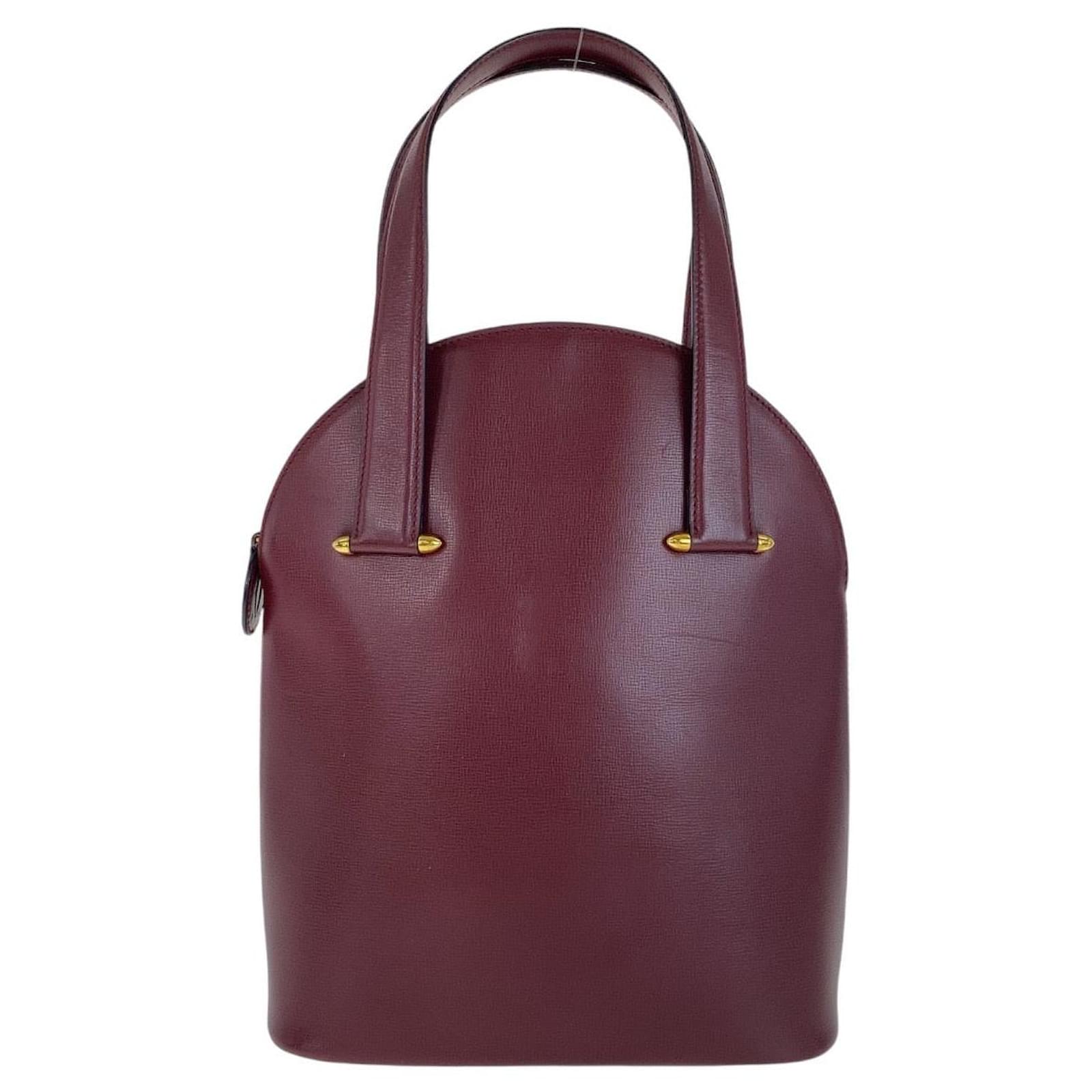 Cartier Must Line Leather Handbag Red ref.1734296 - Joli Closet