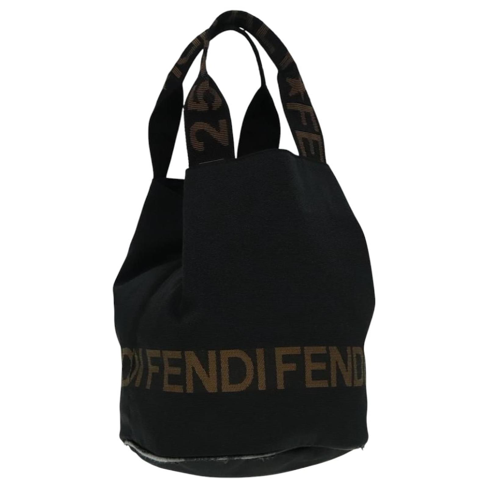 FENDI Hand Bag Nylon Black Auth ep5997 ref.1734989 - Joli Closet