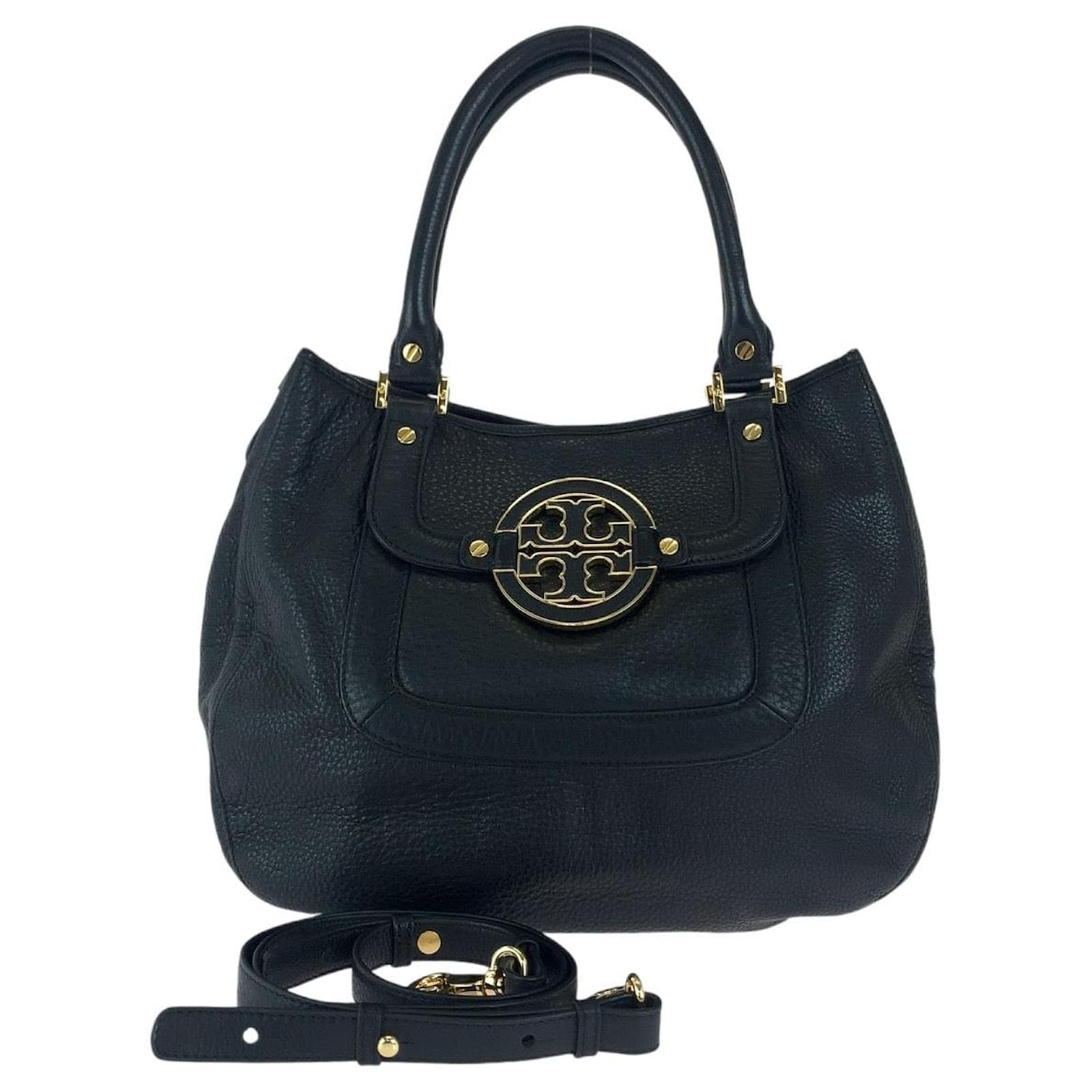 Tory Burch Amanda Leather Tote Bag Black ref.1736096 - Joli Closet