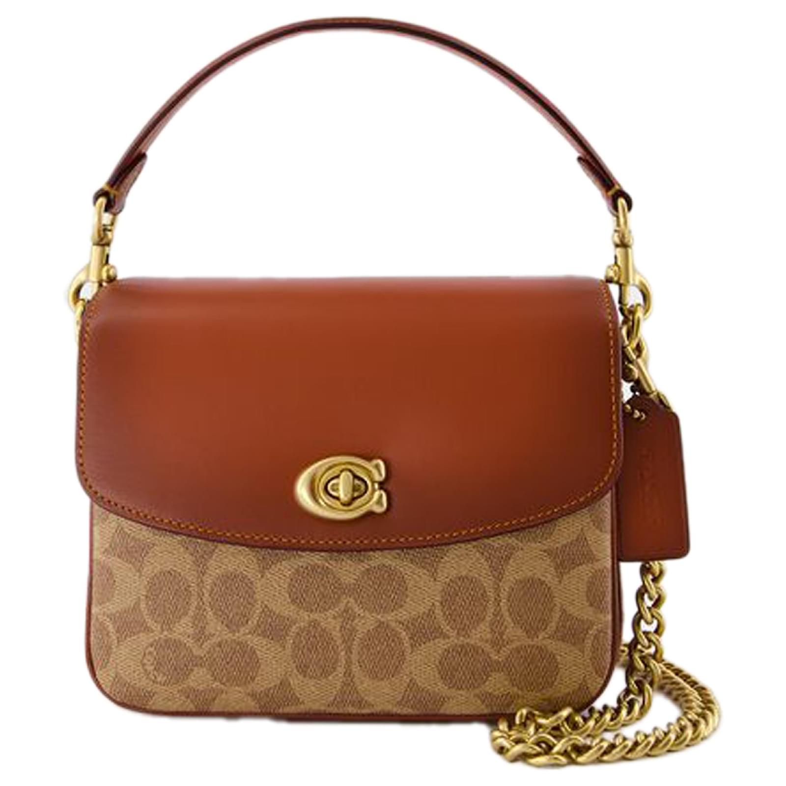 Cassie 19 Crossbody - Coach - Pvc - Brown Plastic ref.1736513 - Joli Closet