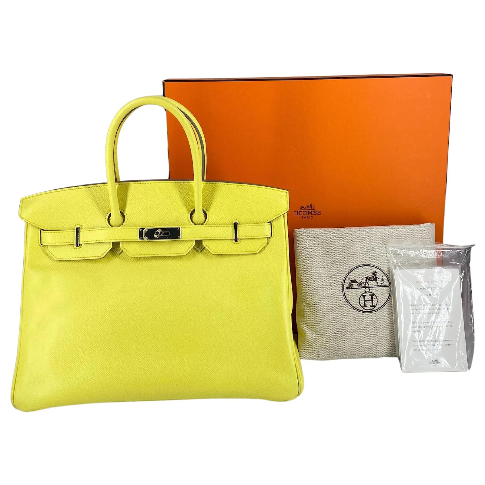 Hermès Birkin 30 Yellow Leather ref.JC1736703 (Sold) - Joli Closet