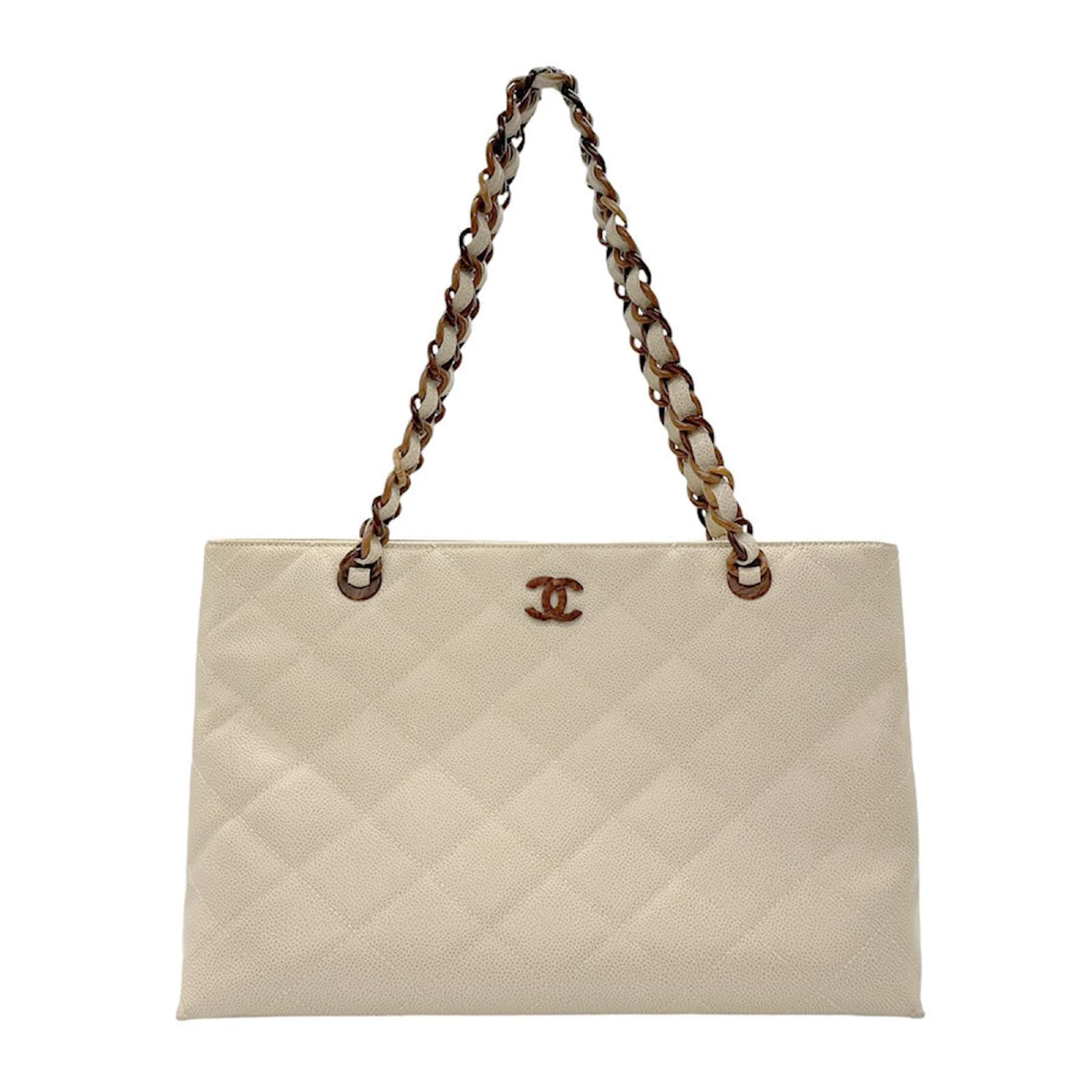 Timeless Chanel Light Beige Caviar Leather Handbag (Sold) - Joli Closet