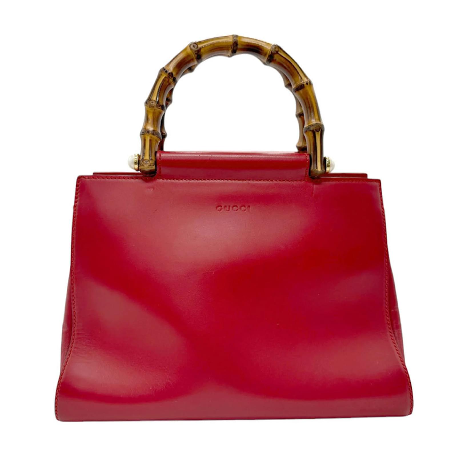 Gucci Red Leather Handbag ref.1737767 - Joli Closet