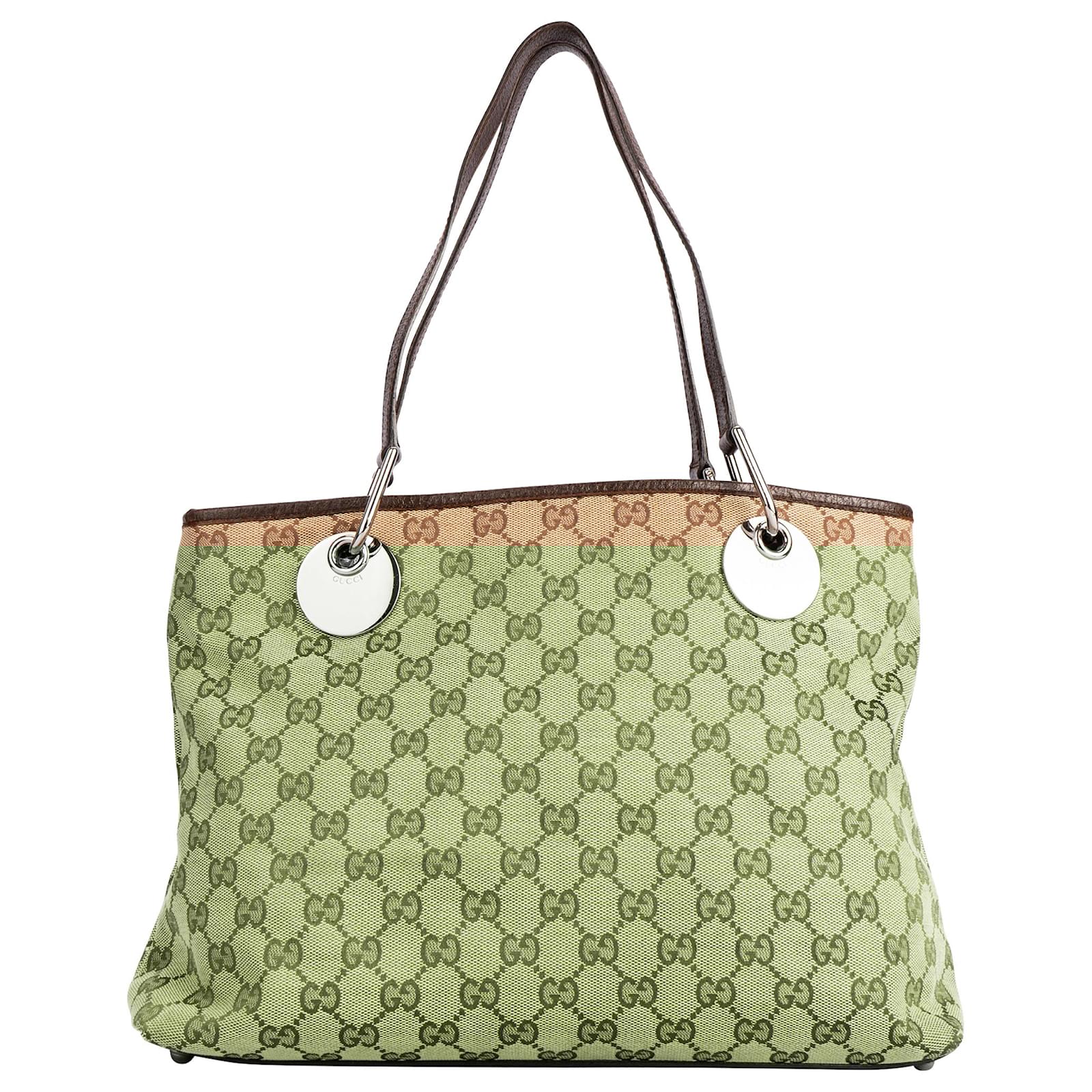 Gucci GG Monogram Eclipse Shopper Bag Beige Cloth ref.1747671 - Joli Closet
