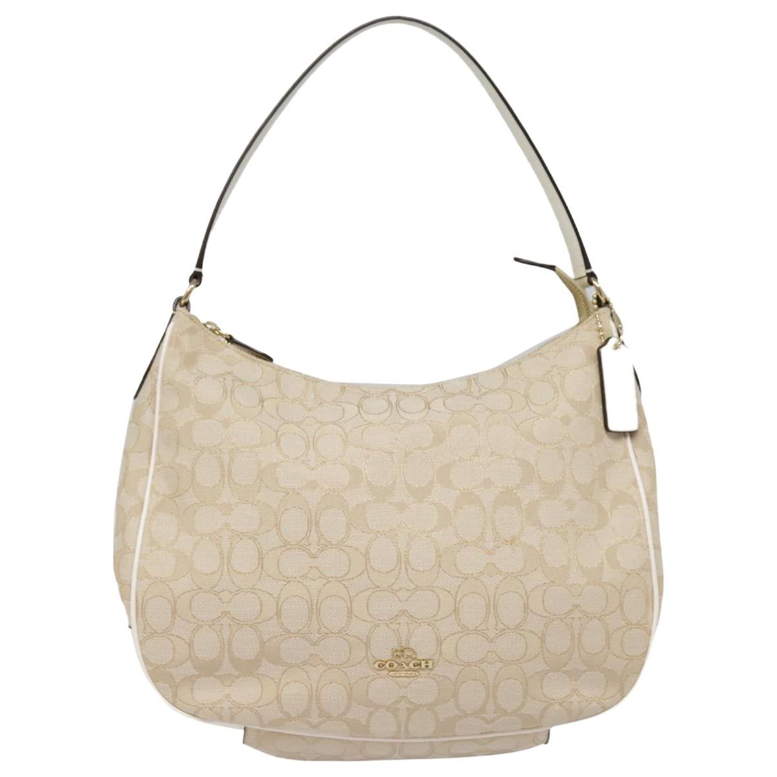 Coach Signature Beige Cloth ref.1748907 - Joli Closet