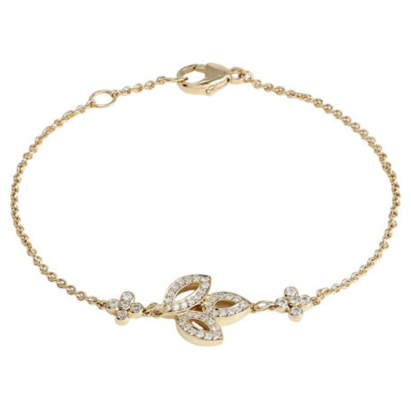 Bracelets Harry Winston Harry Winston Lily Cluster K18Yg Yellow Gold Bracelet
