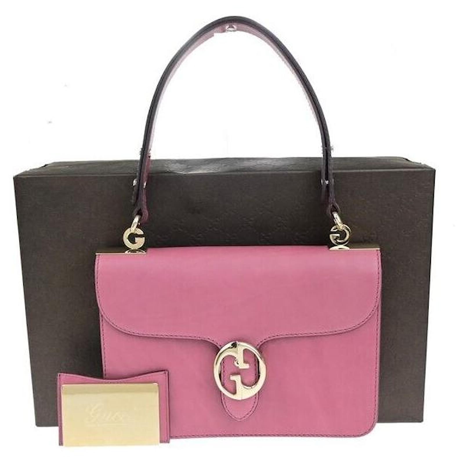 Gucci Interlocking Pink Leather ref.1750344 - Joli Closet