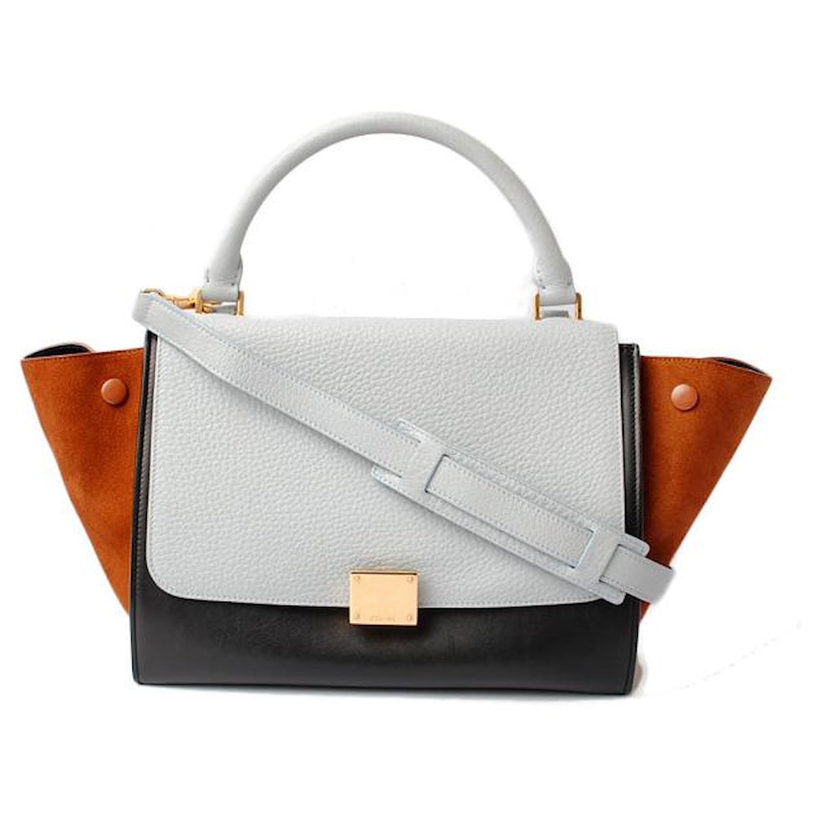Céline Celine Trapeze Small Handbag Light Blue 2way (Sold) - Joli Closet
