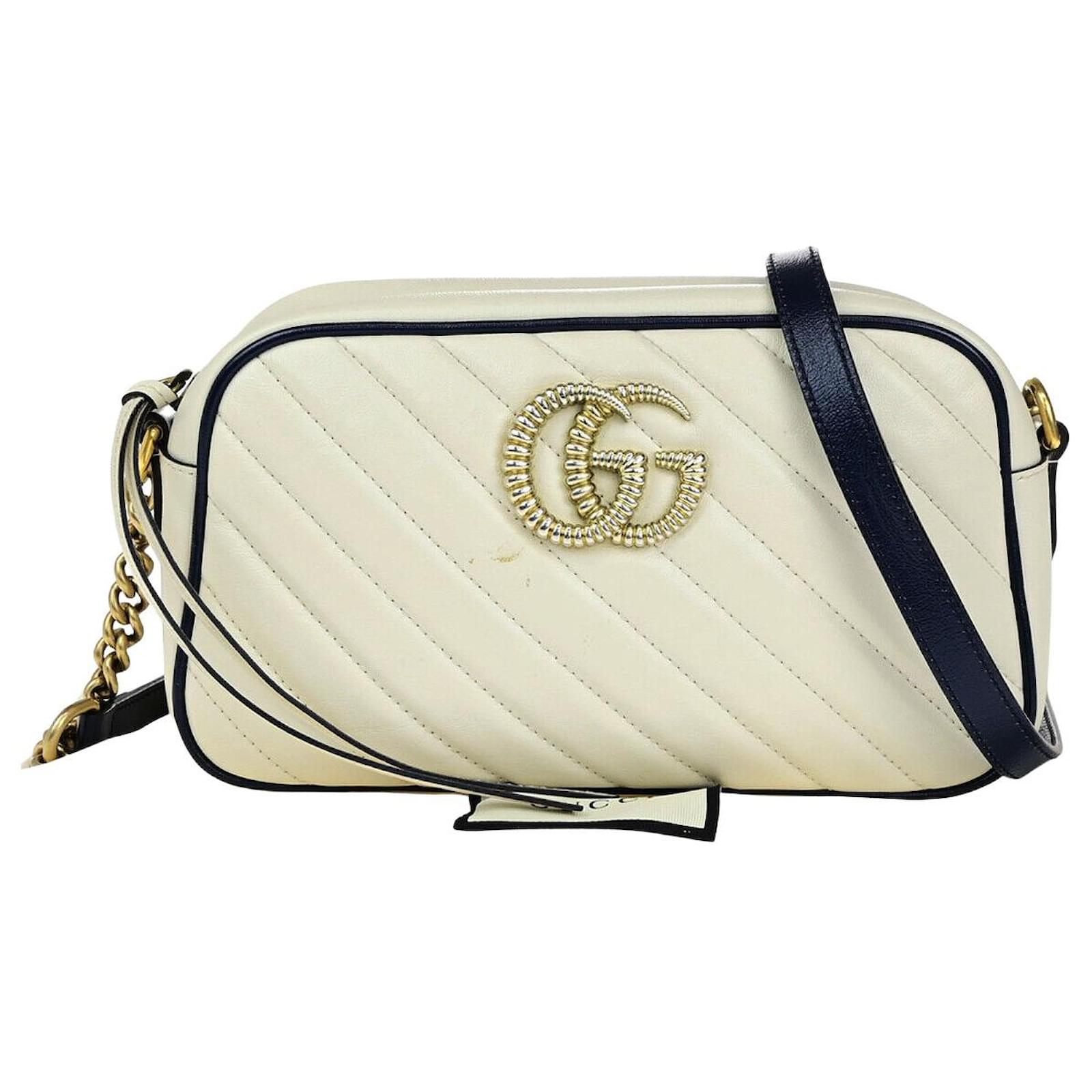 Gucci Marmont White Leather ref.1752525 - Joli Closet