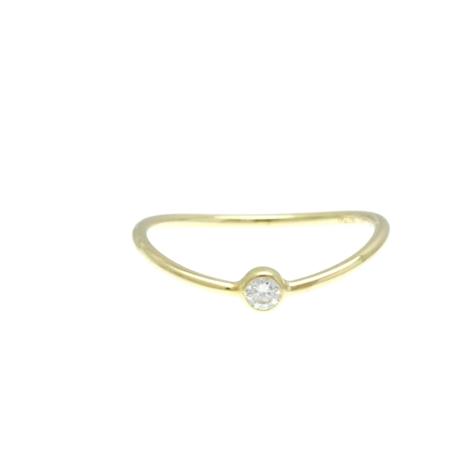 Tiffany & Co Tiffany Wave Ring Single Row in Yellow Gold Golden ref ...