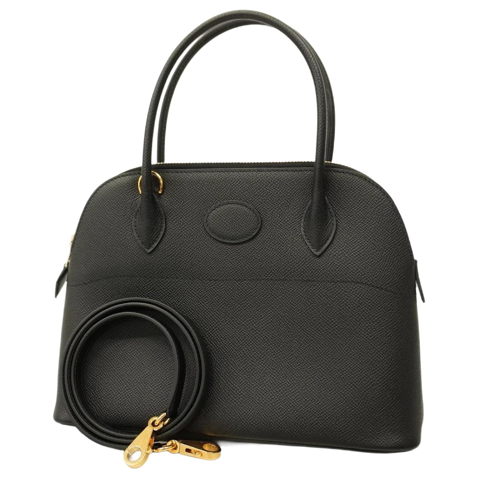 Hermès Hermes Bolide 27 Handbag Black Leather ref.1753609 - Joli Closet