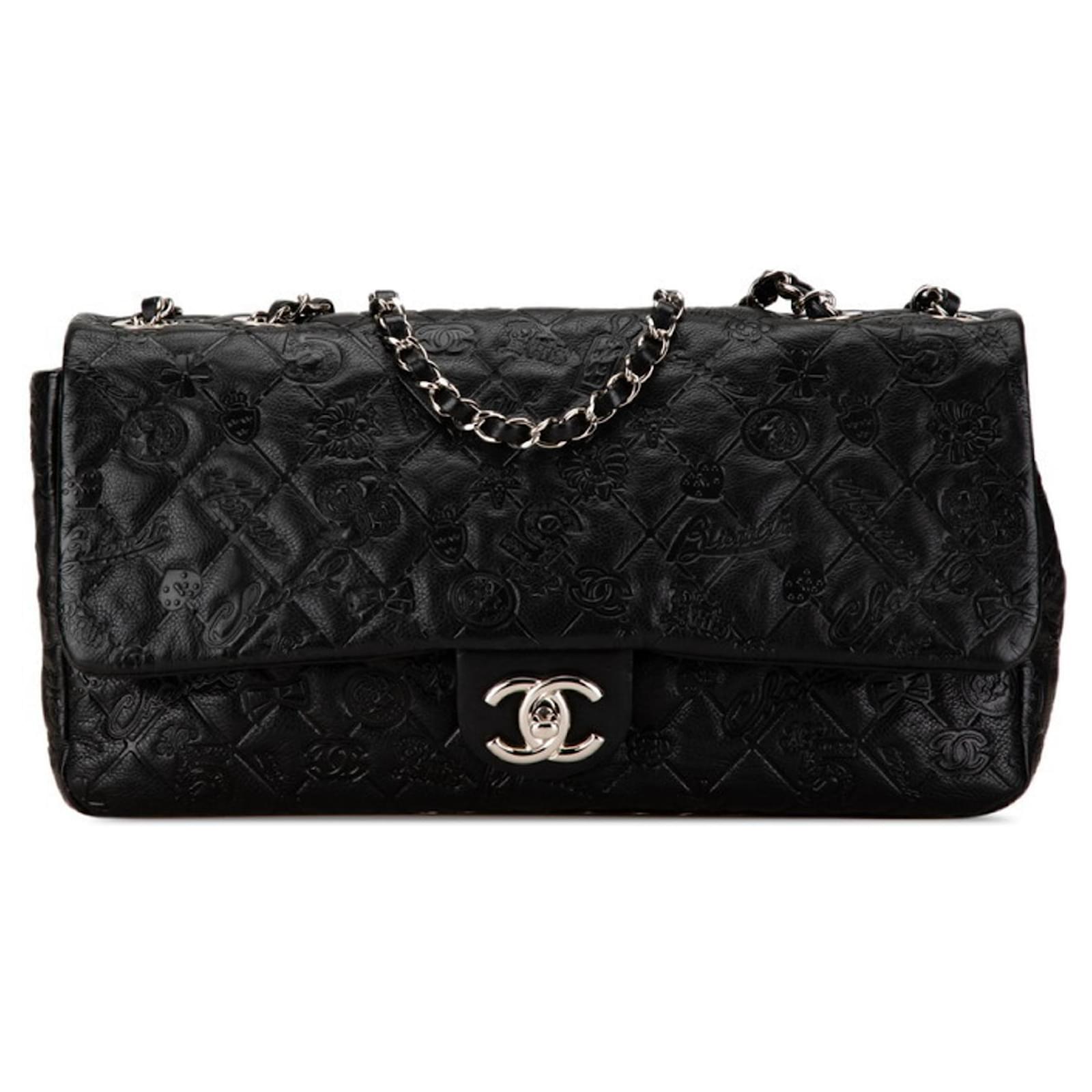 Chanel Matelasse Icon Bag Black Leather ref.1754302 - Joli Closet
