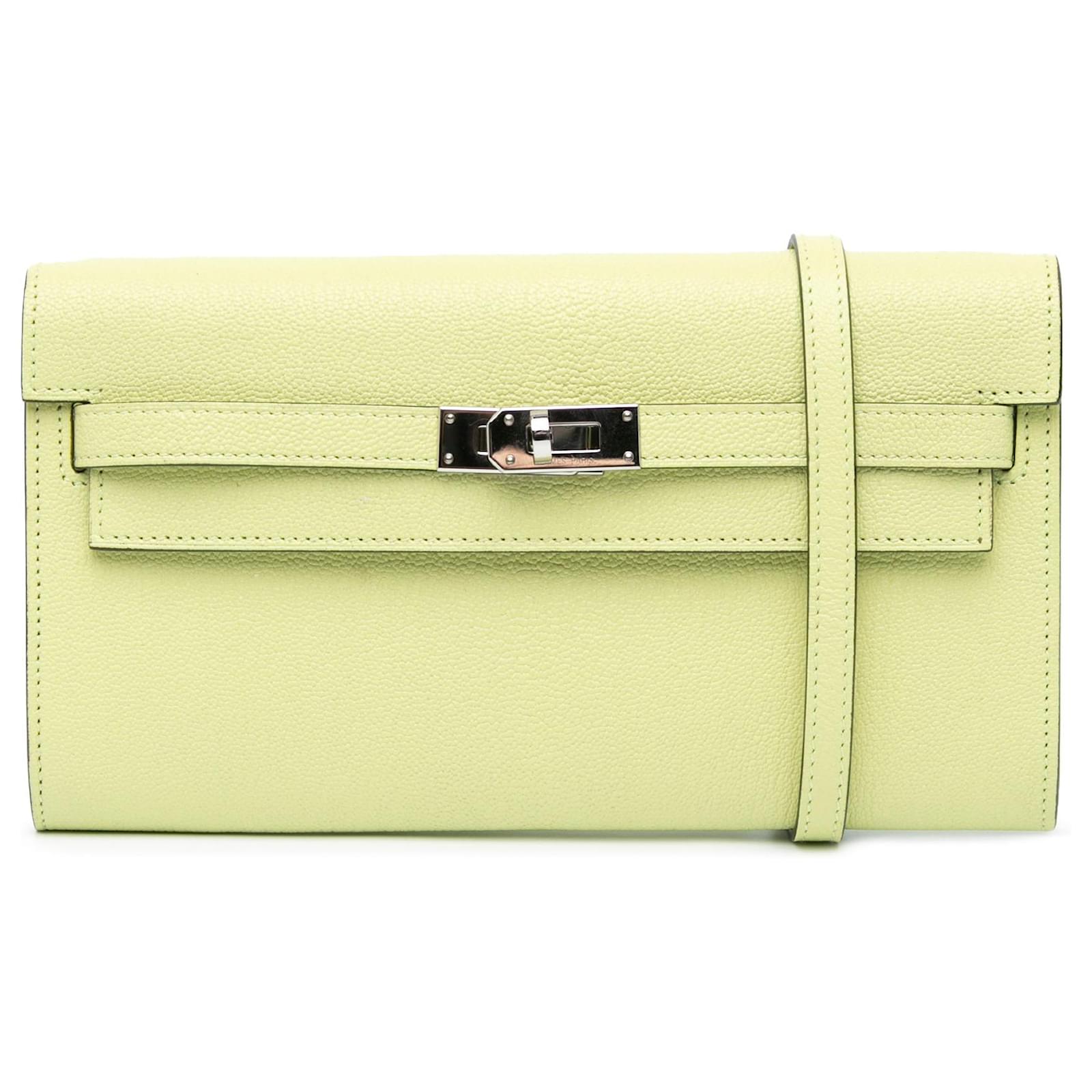 Kelly Hermès HERMES Handbags Leather Yellow ref.1757186 - Joli Closet