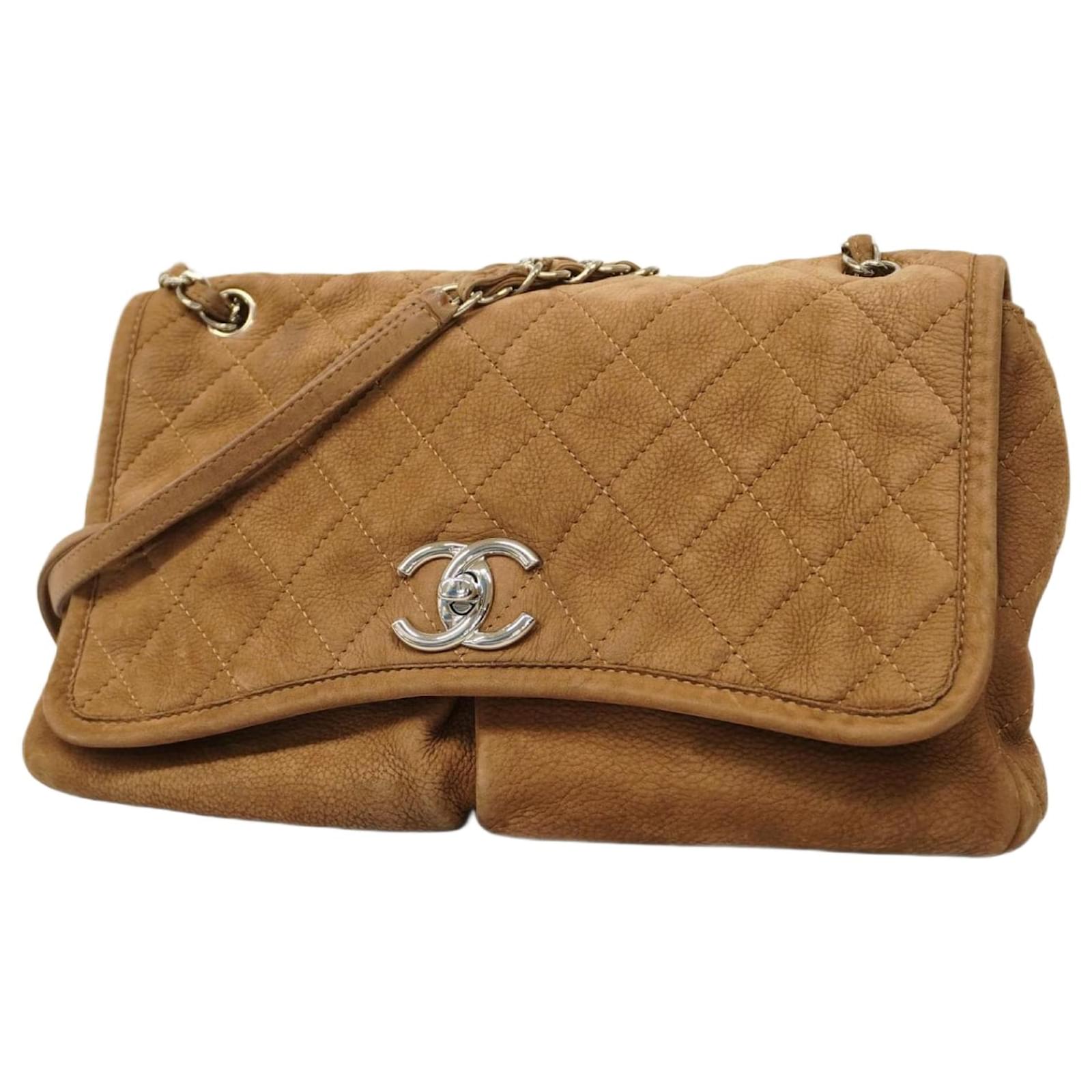 Chanel Brown Suede Shoulder Bag ref.1759300 - Joli Closet