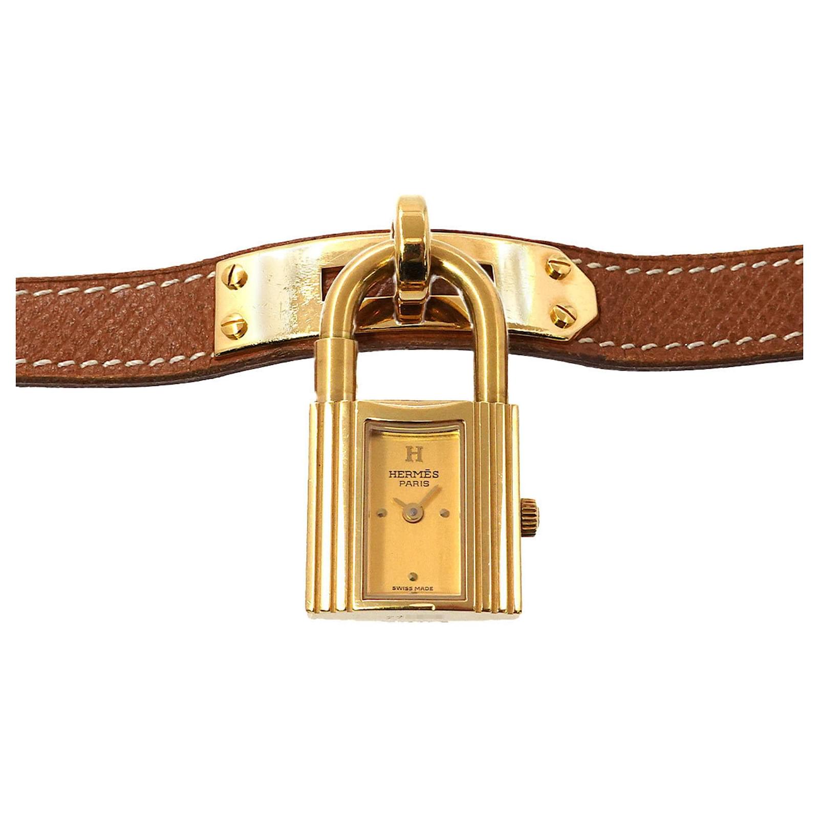 Hermès Hermes Kelly Watch Ladies' Gold Quartz Padlock Golden ref ...