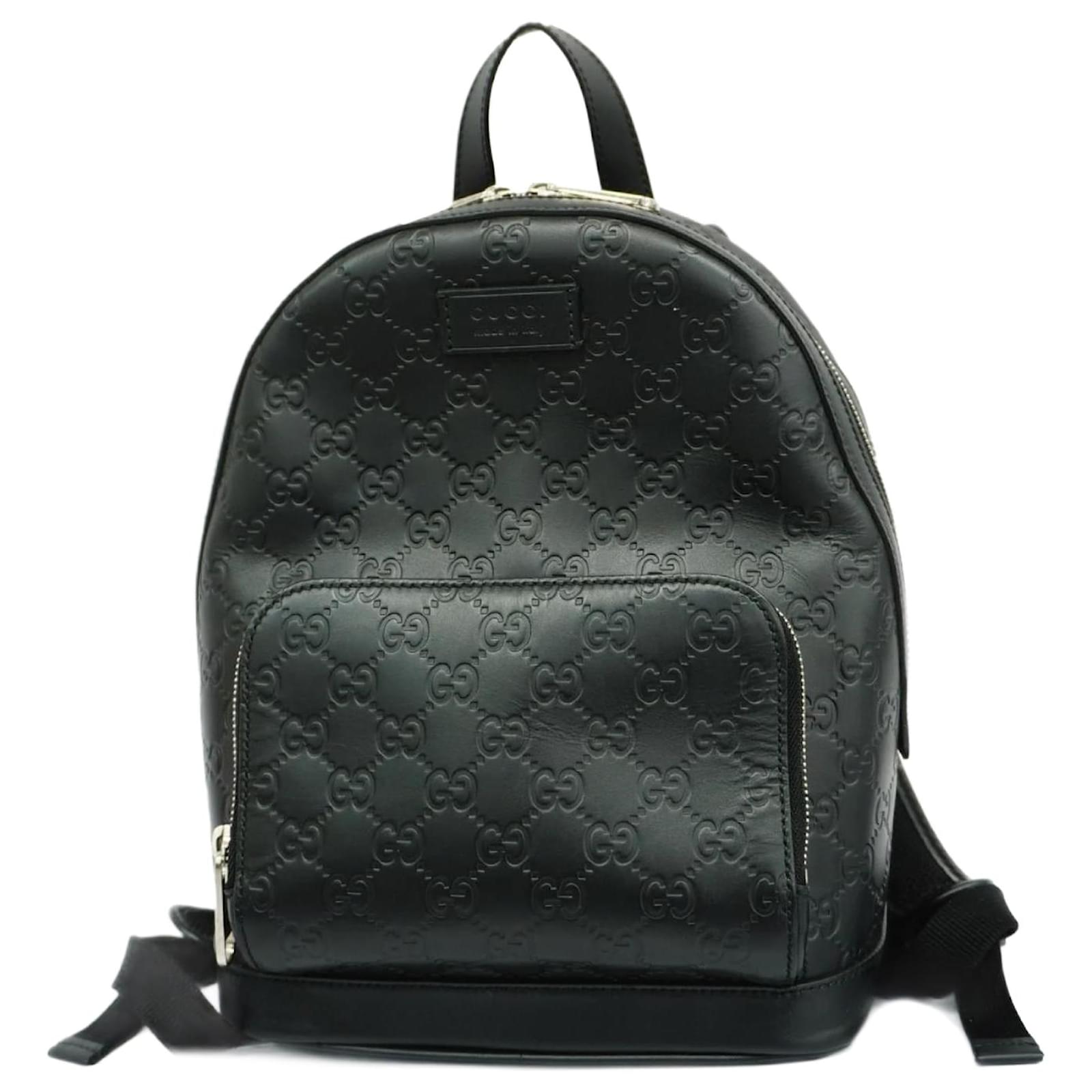 Gucci Black Leather Backpack ref.1761225 - Joli Closet