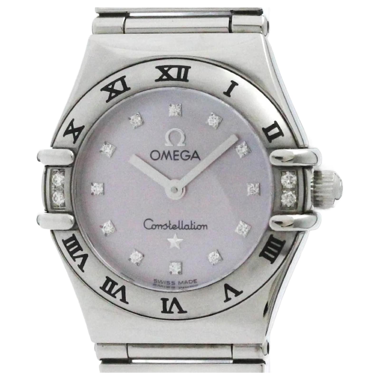 Omega Constellation My Choice Diamond Pink MOP Watch ref.1761402 - Joli ...