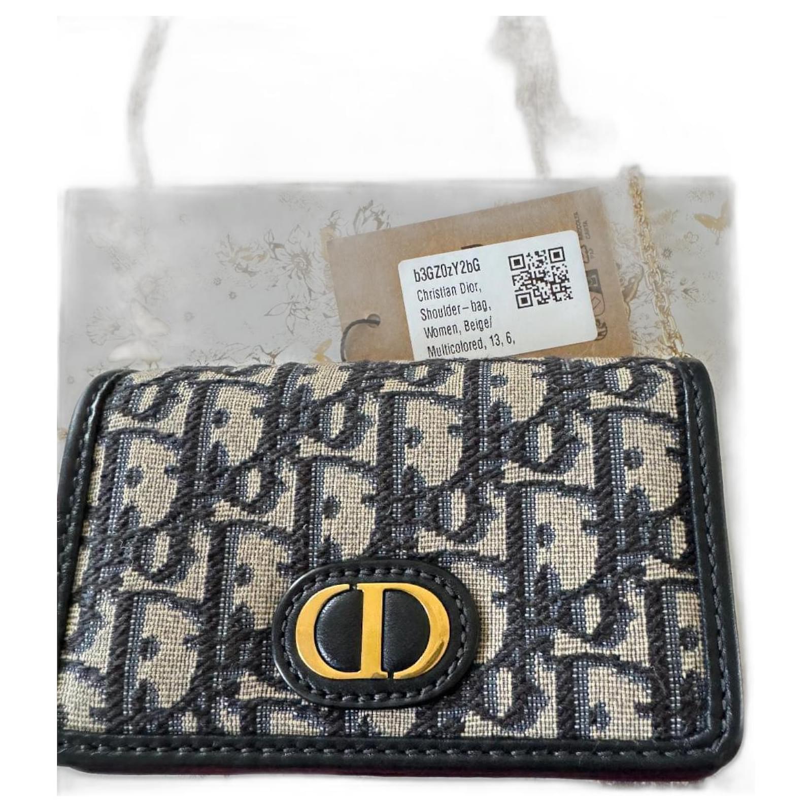 Christian Dior Handbags Blue Cotton ref.1768256 - Joli Closet