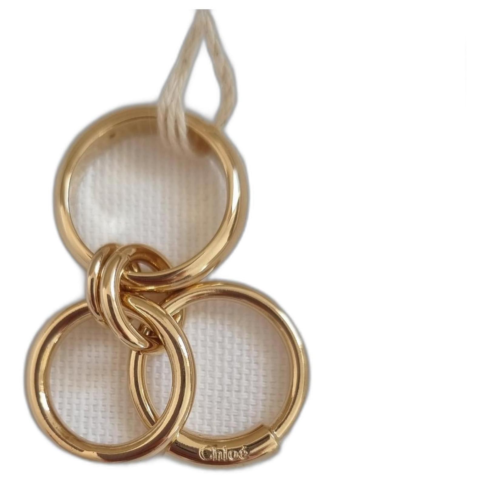 Chloé Chloe gold reese ring Golden Metal ref.1768956 - Joli Closet