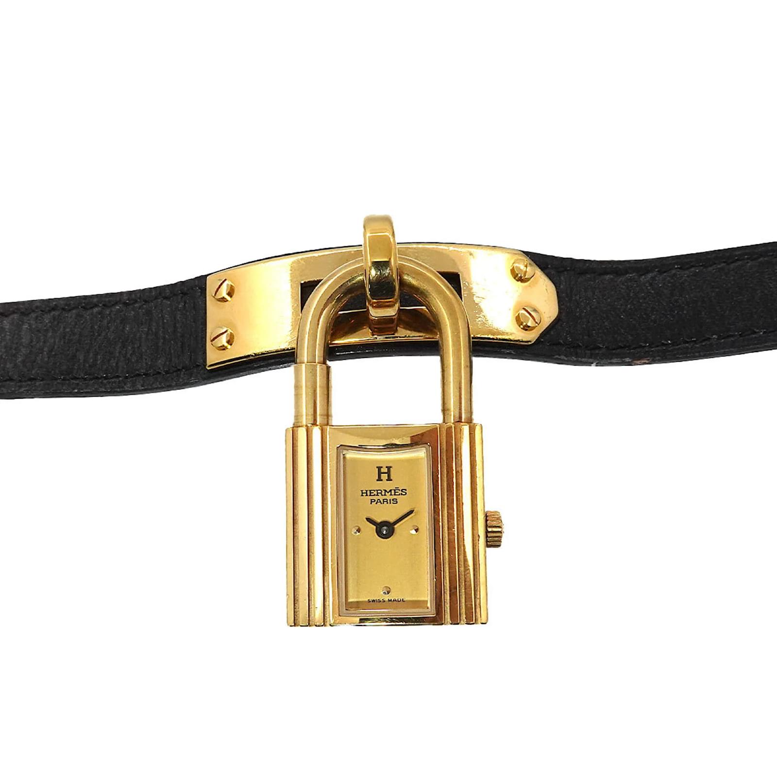 Hermès Hermes Kelly Watch Ladies' Gold Quartz Padlock ref.1770334 ...