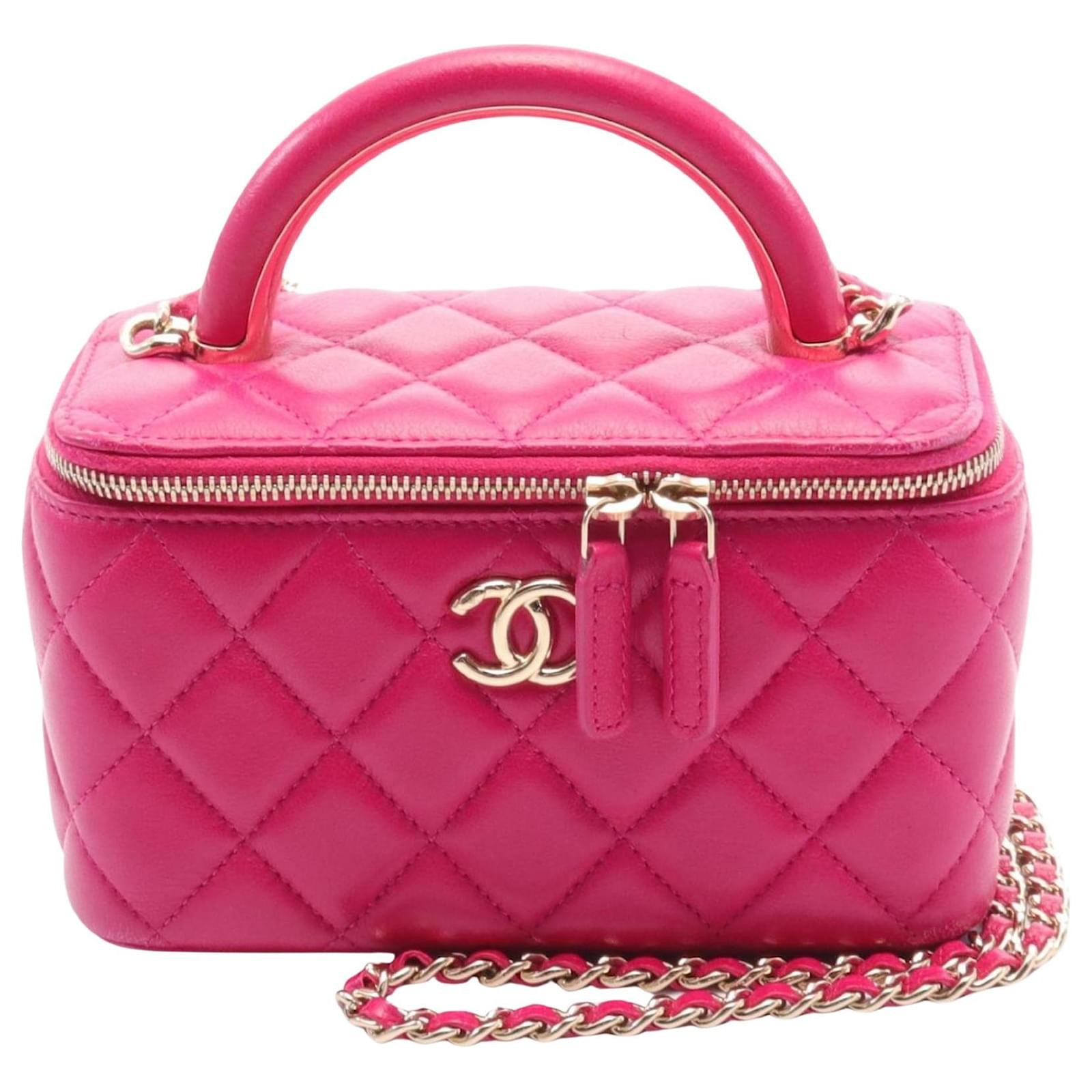 Vanity Chanel Pink Leather ref.1774072 - Joli Closet