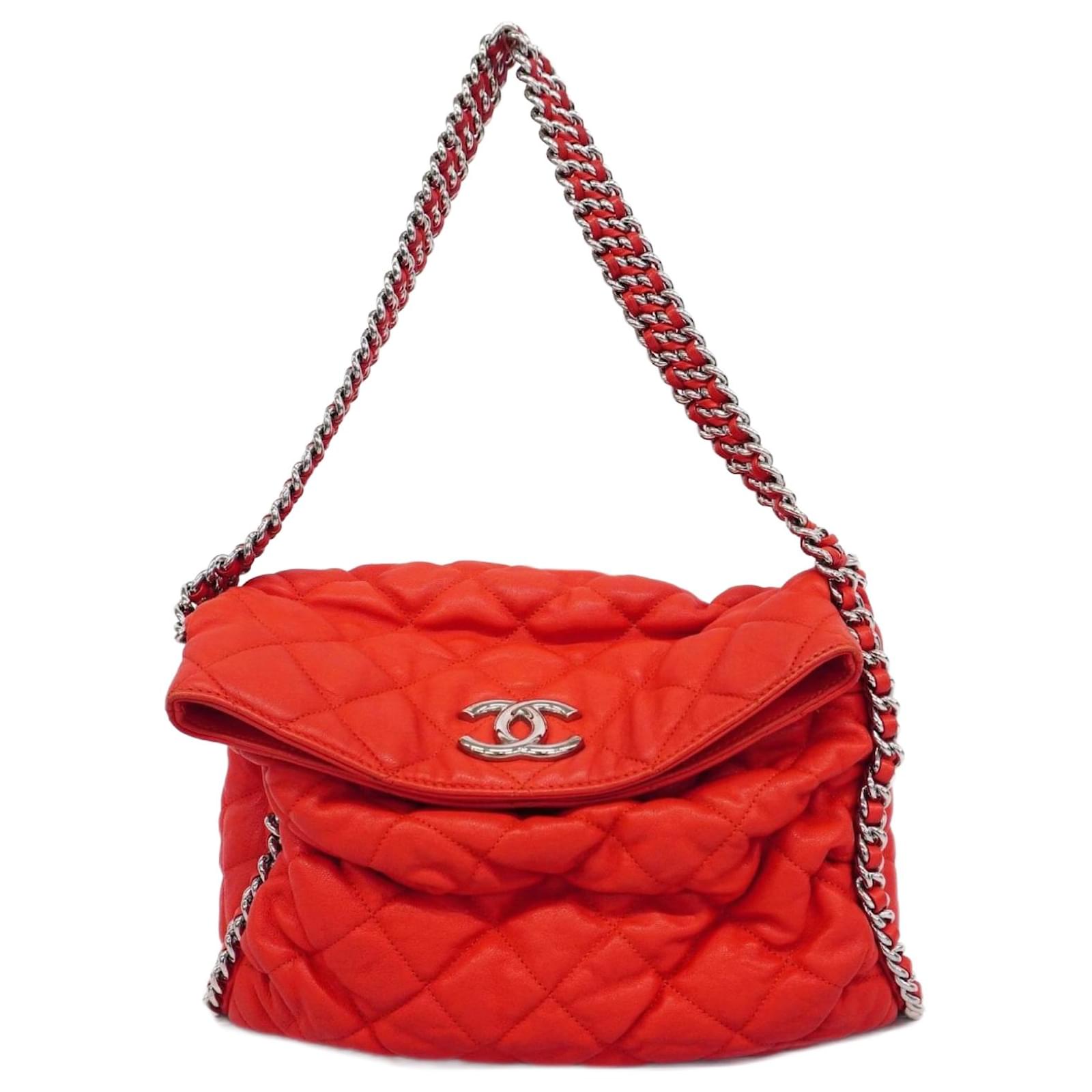 Chanel Timeless Red Leather ref.1774671 - Joli Closet