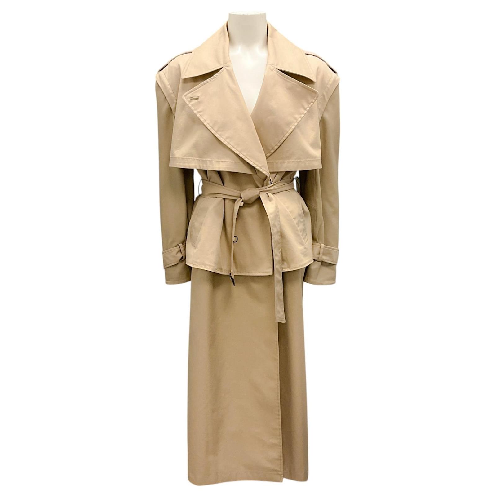Mackage Beige Convertible Mckenna Trench Coat Cotton ref.1775659 - Joli ...