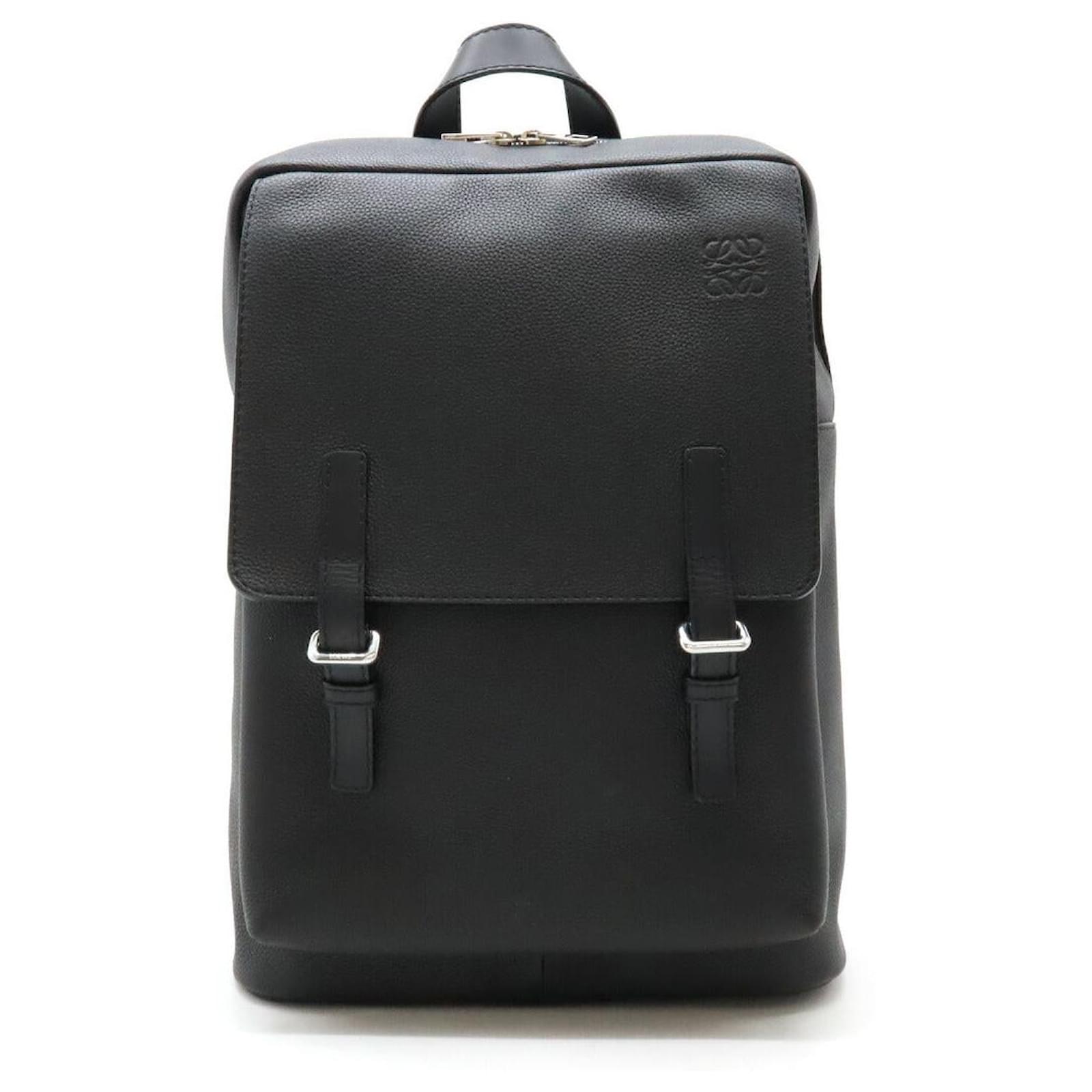Loewe Military Backpack Soft Grain Calf Leather Black ref.1786452 ...