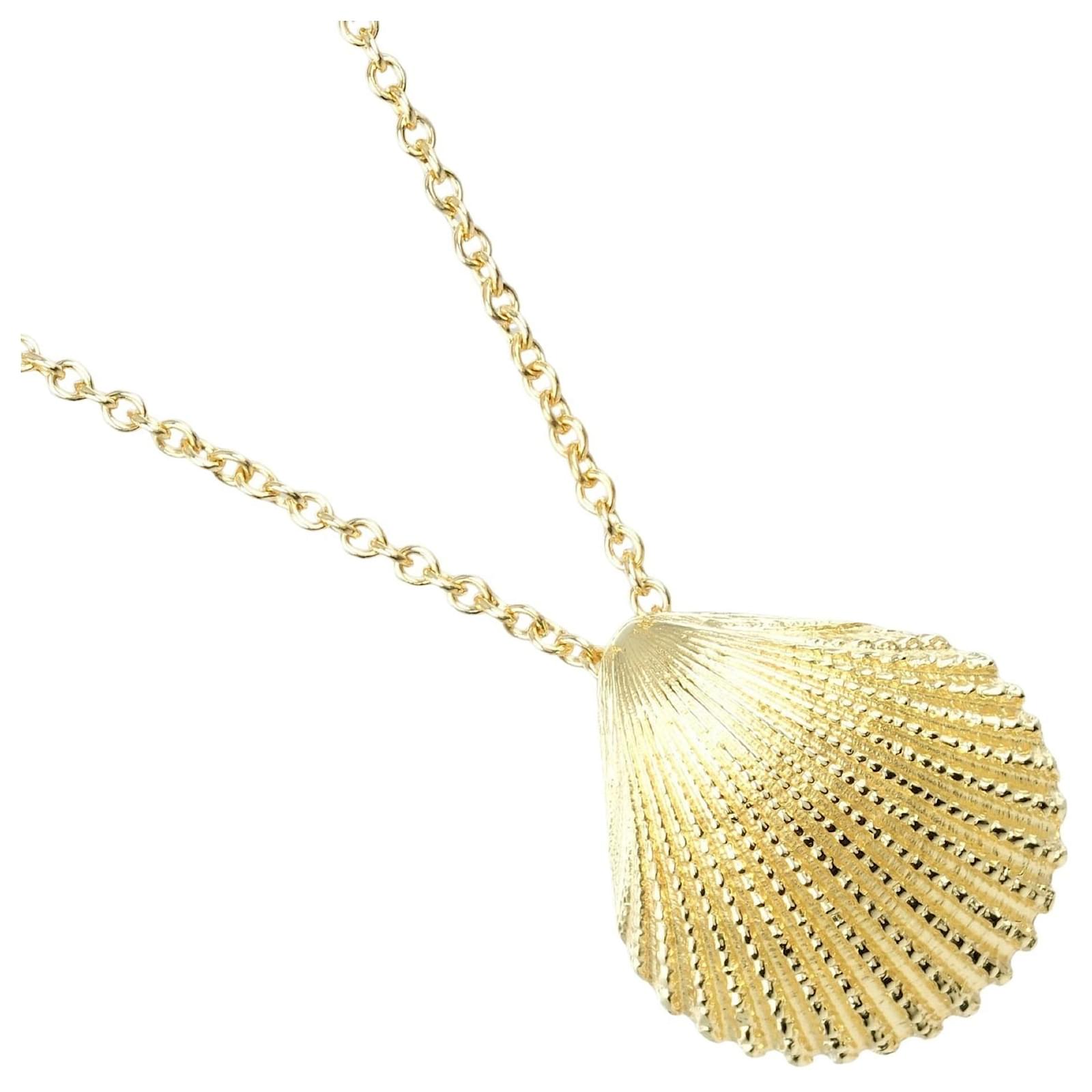 Tiffany & Co. Shell Necklace in 18K Yellow Gold ref.1789364 - Joli Closet