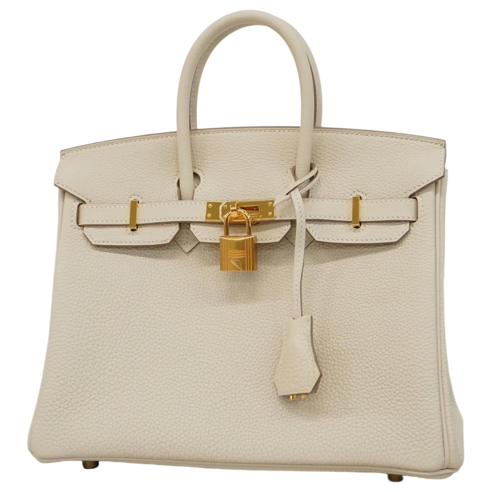 Hermès Birkin 25 Cream Leather ref.1789870 - Joli Closet