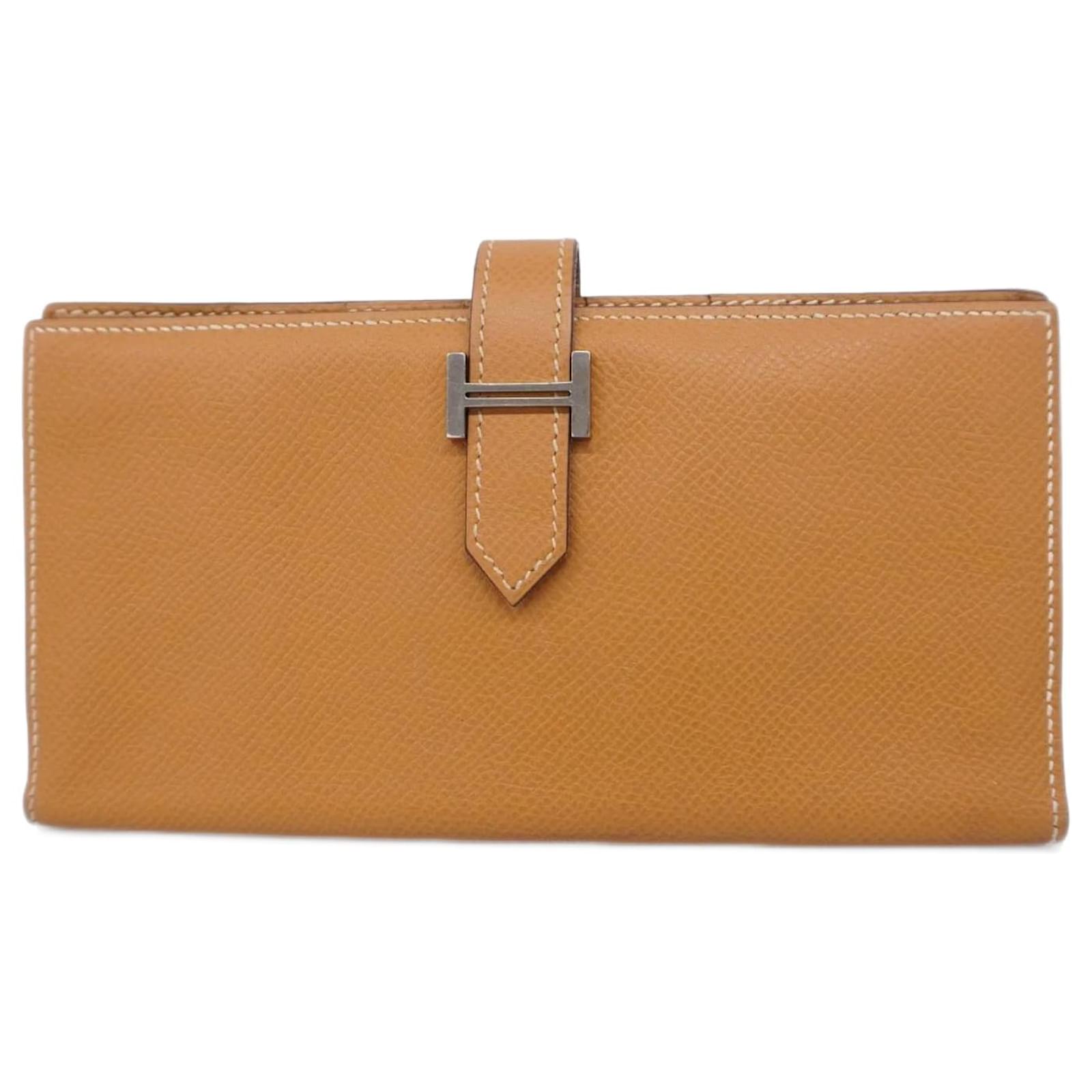 Hermès Hermes Long Wallet in Natural Epsom Leather ref.1790422 - Joli ...