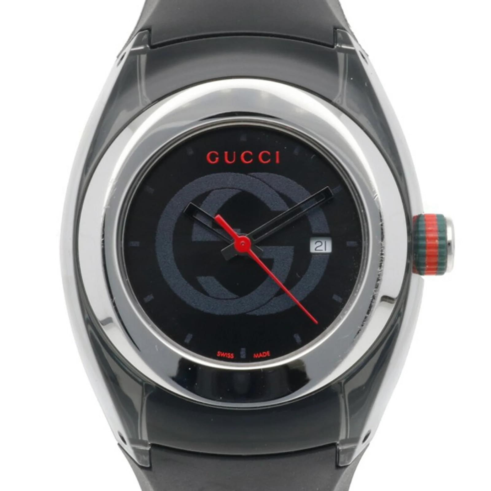 Gucci Sync Quartz Wristwatch Black Silvery ref.1791906 - Joli Closet