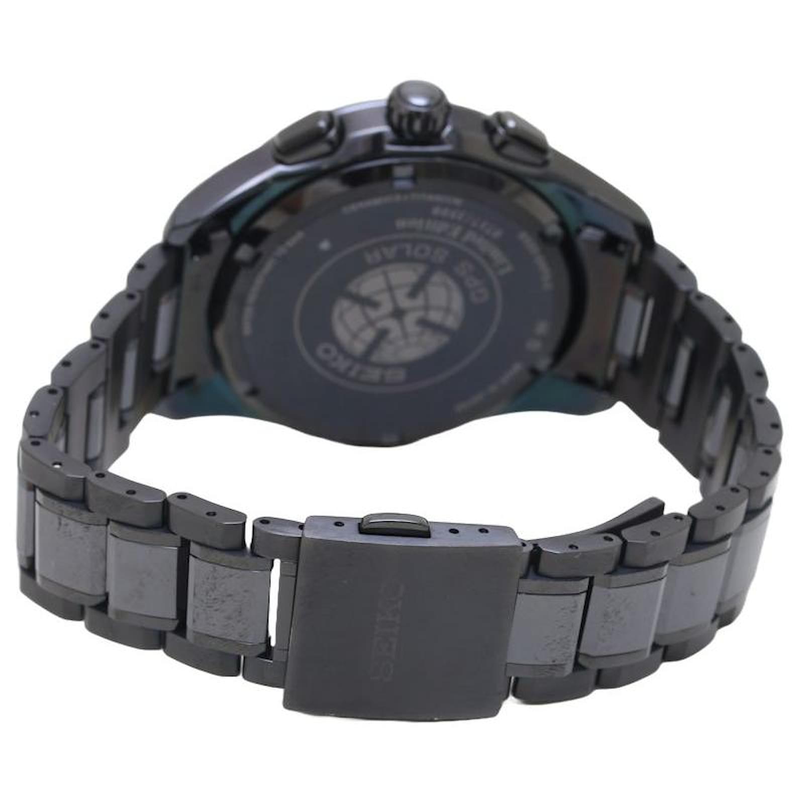Seiko Astron Ceramic Titanium Quartz Limited Edition Black ref.1793632 ...