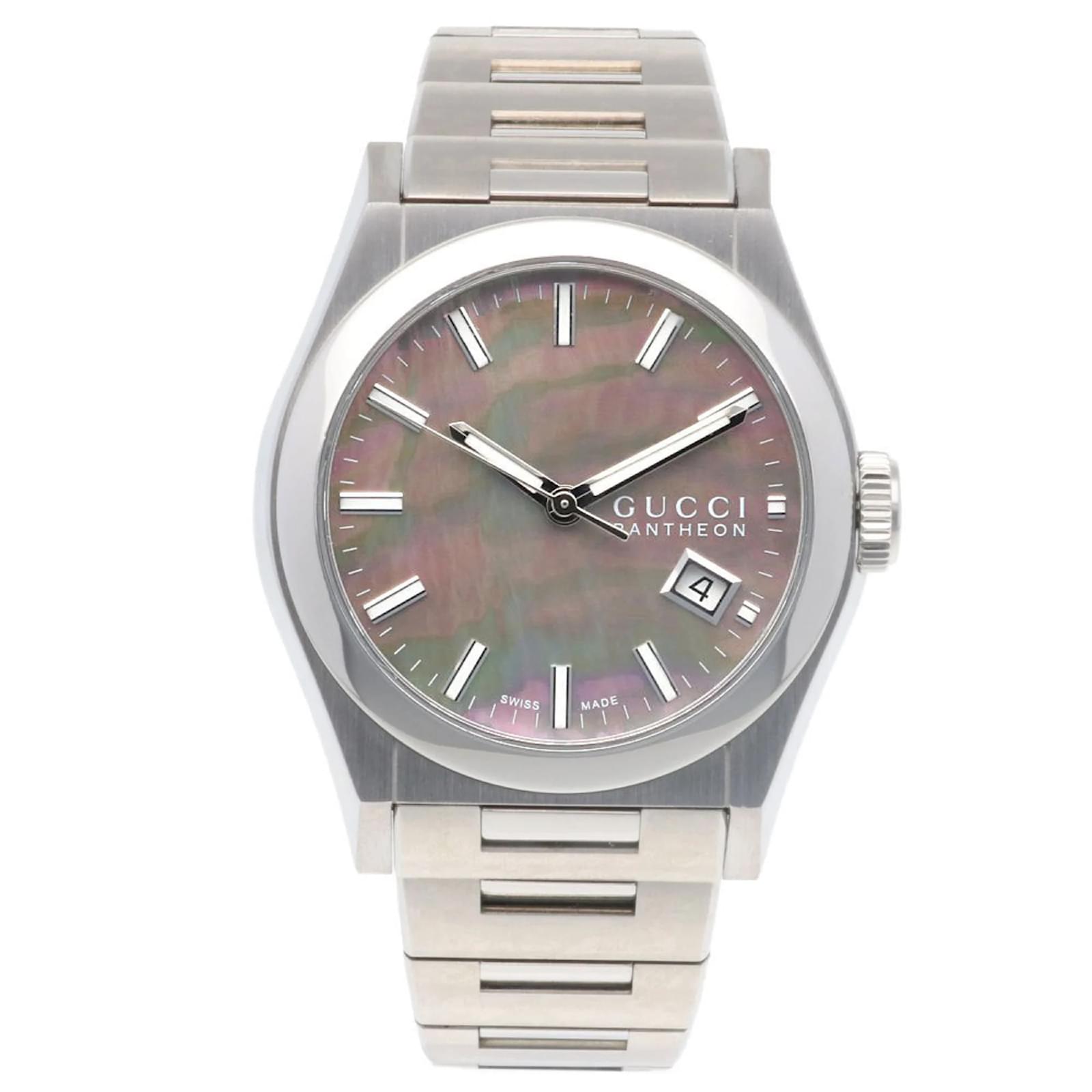 Gucci Pantheon Quartz Wristwatch Silvery ref.1805255 - Joli Closet