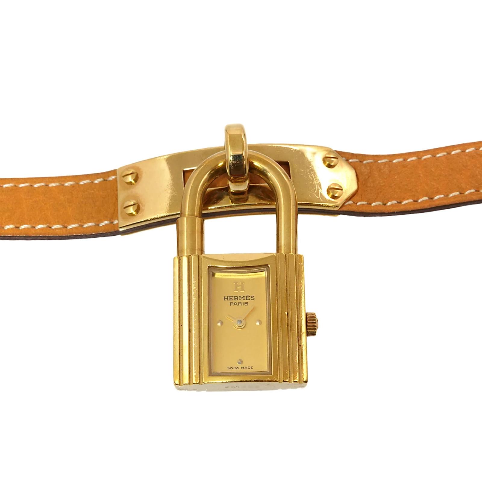 Hermès Hermes Kelly Watch Ladies' Gold Quartz Padlock ref.1814218 ...