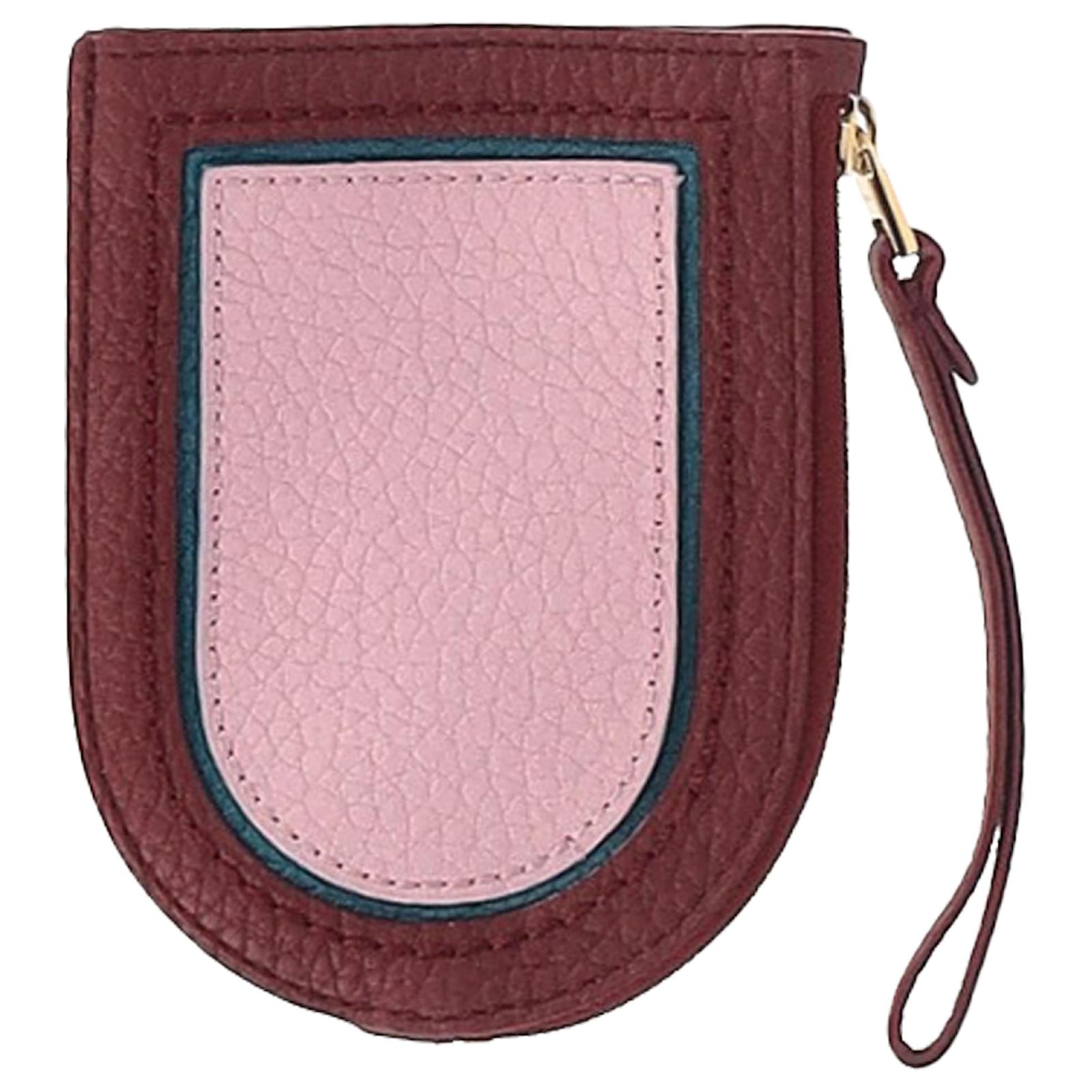 Delvaux Pin D Card Holder in Multicolor Taurillon Leather Multiple ...