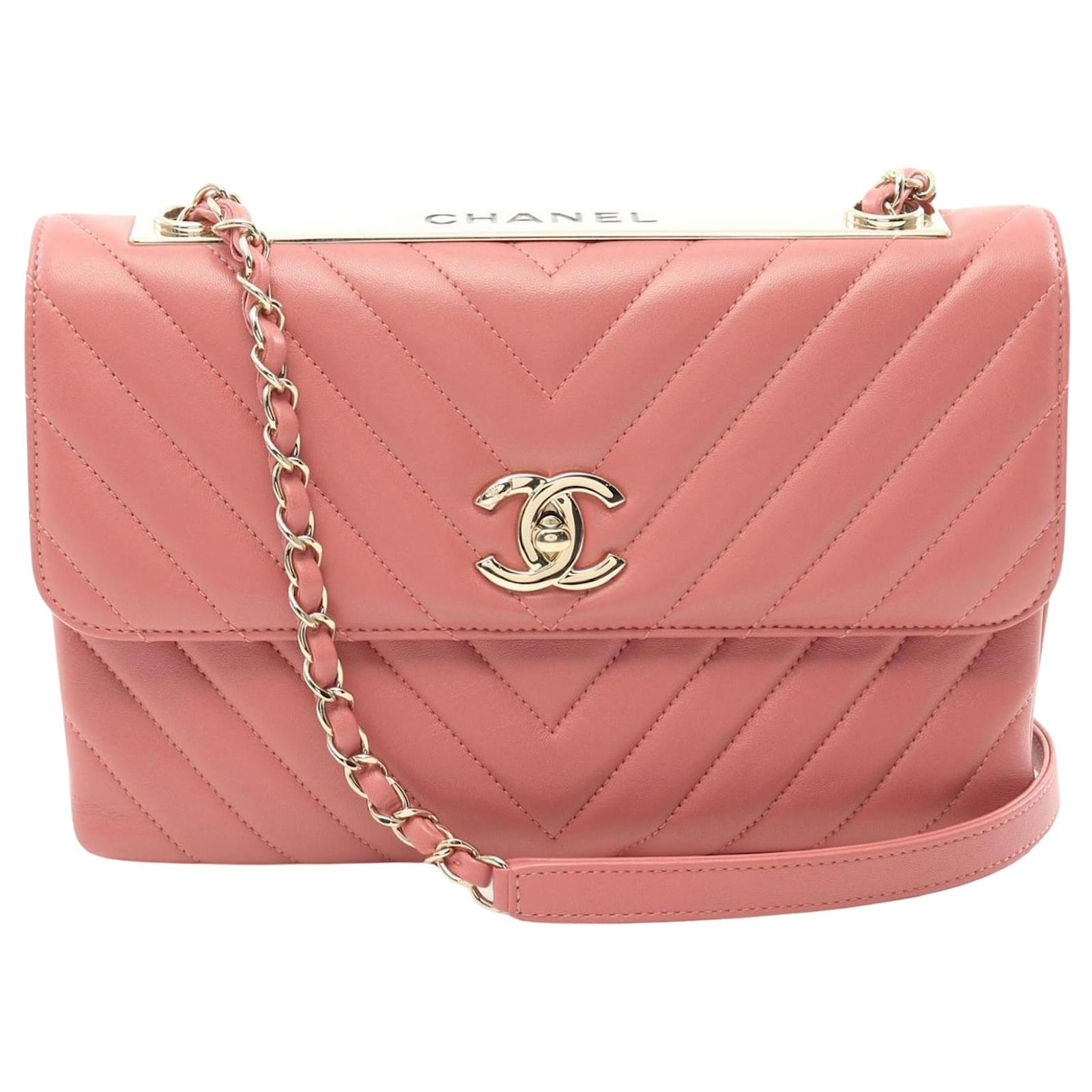 Chanel Trendy CC Pink Leather ref.1817241 - Joli Closet