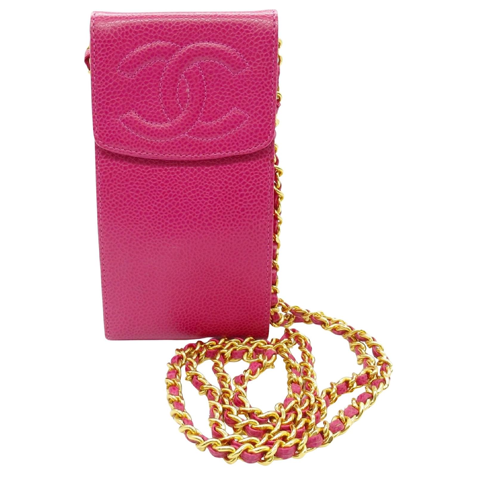 Chanel Logo CC Pink Leather ref.1820073 - Joli Closet