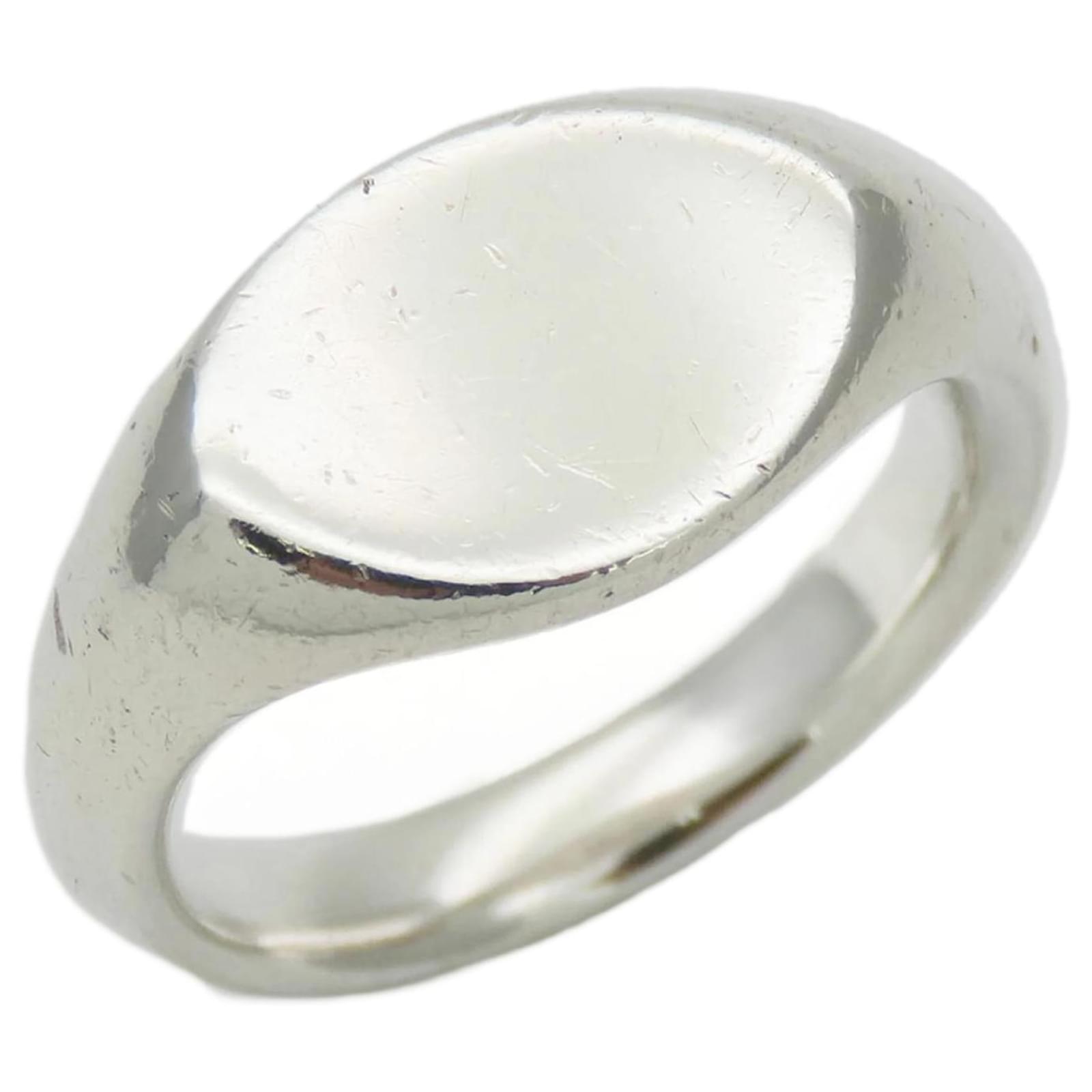 Tiffany & Co. Elsa Peretti Silver 925 Band Ring Silvery ref.1820302 - Joli Closet