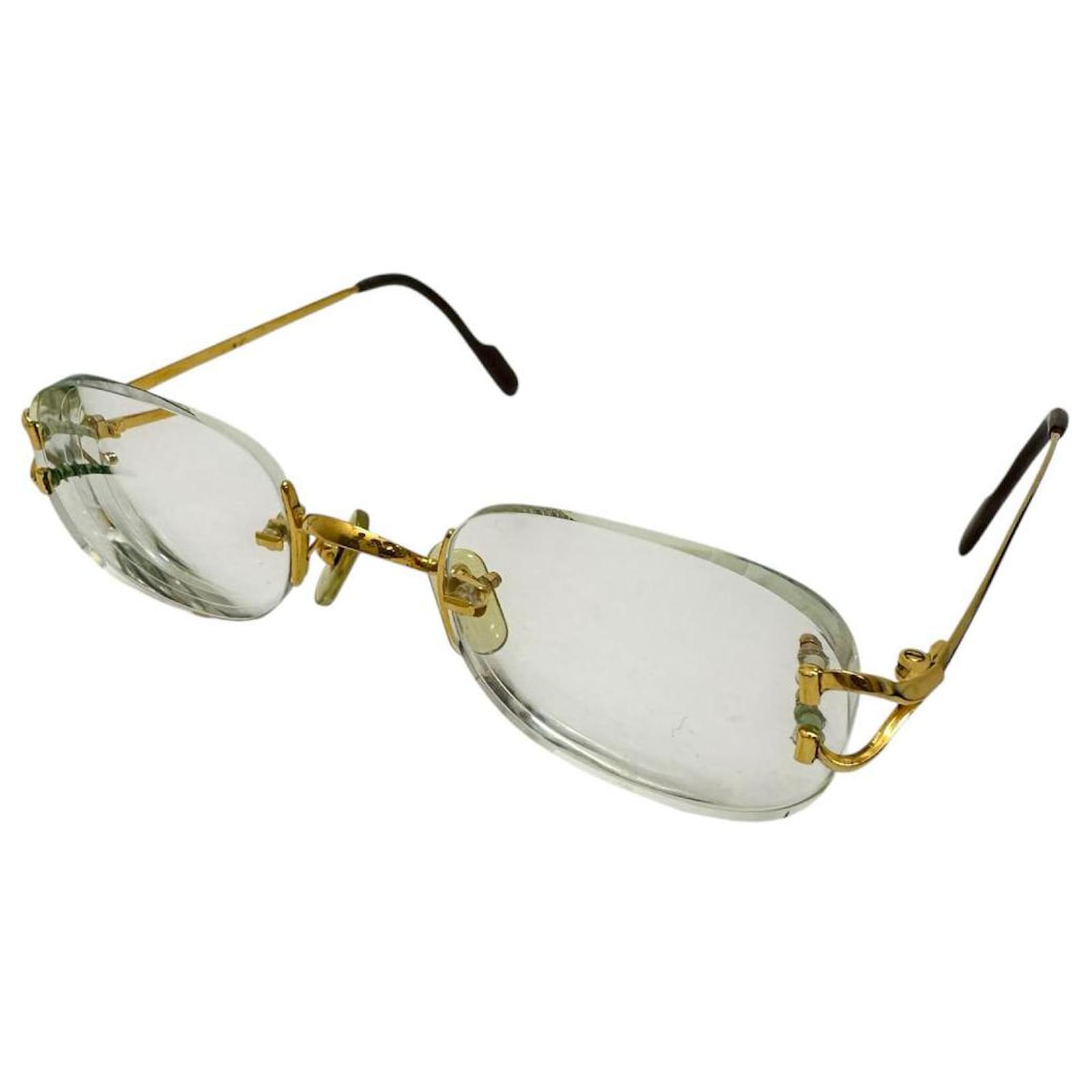 Cartier Gold Prescription Glasses Golden ref.1832855 - Joli Closet