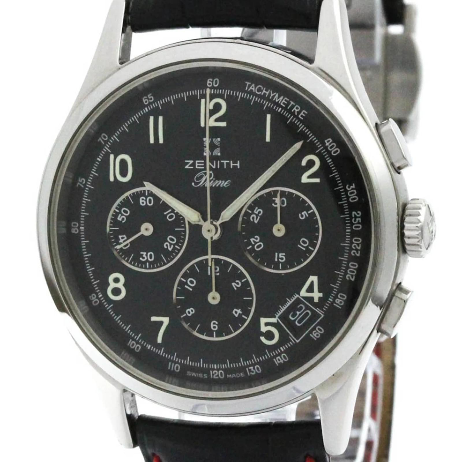 Zénith Zenith Prime Chronograph Steel Hand-Winding Watch ref.1834255 ...