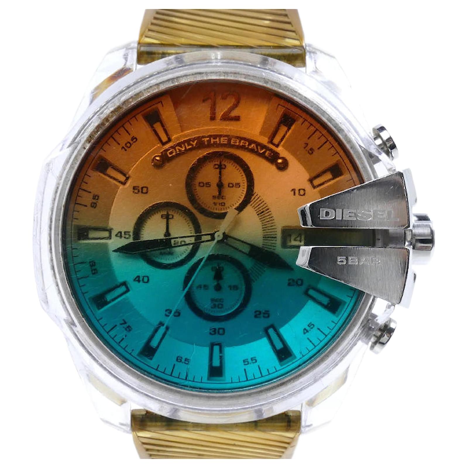 Autre Marque DIESEL Mega Chief Quartz Watch DZ-4515 Metal ref.1835215 ...